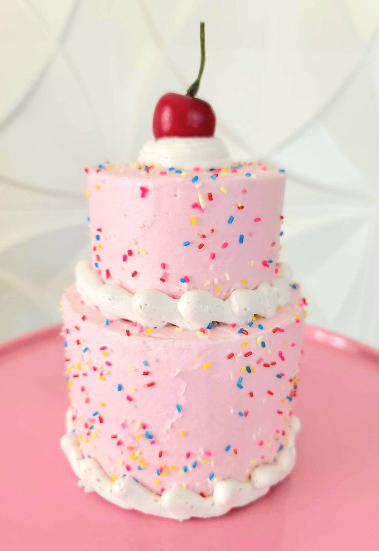 Small Fake Cake. Faux Cake Perfect for Candy Christmas or Photo Shoot ...