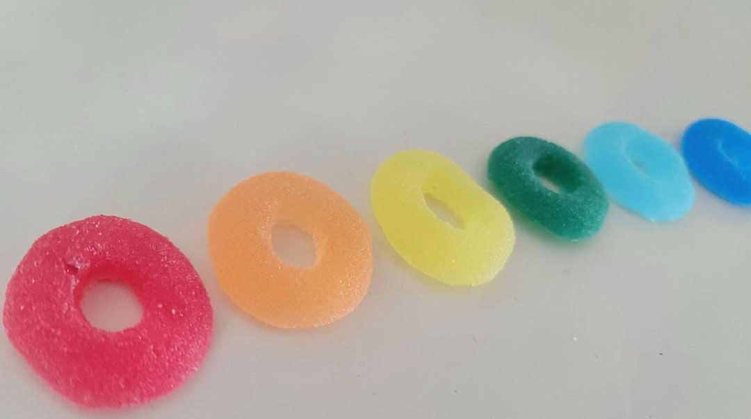 Fake Candy Gummy Rings Faux Candy Photo Prop Faux Food Candy Display fake-candy-gummy-rings-faux-candy-photo-prop-faux-food-candy-display