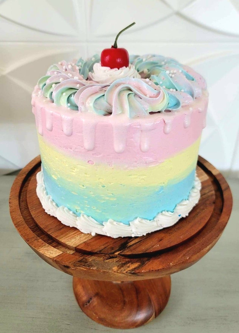 Pastel Faux Cake. Candy Christmas. Fake Display Cake Perfect - Etsy