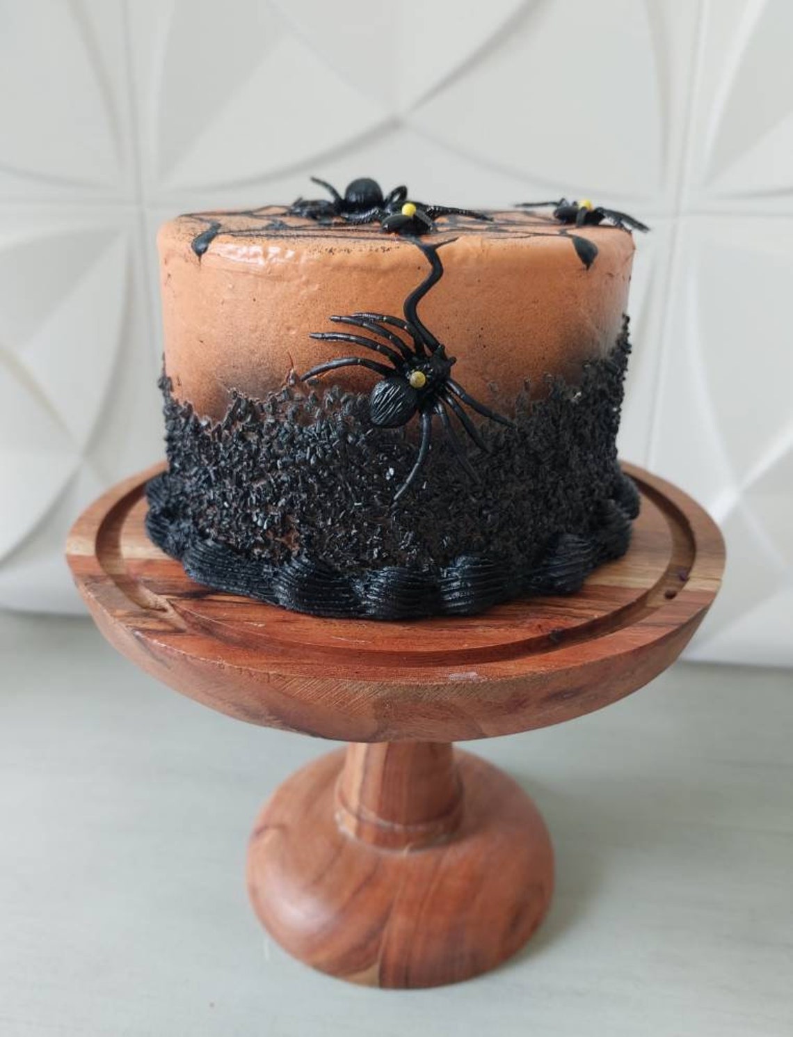 Fake Halloween Spider Cake for Display | Etsy