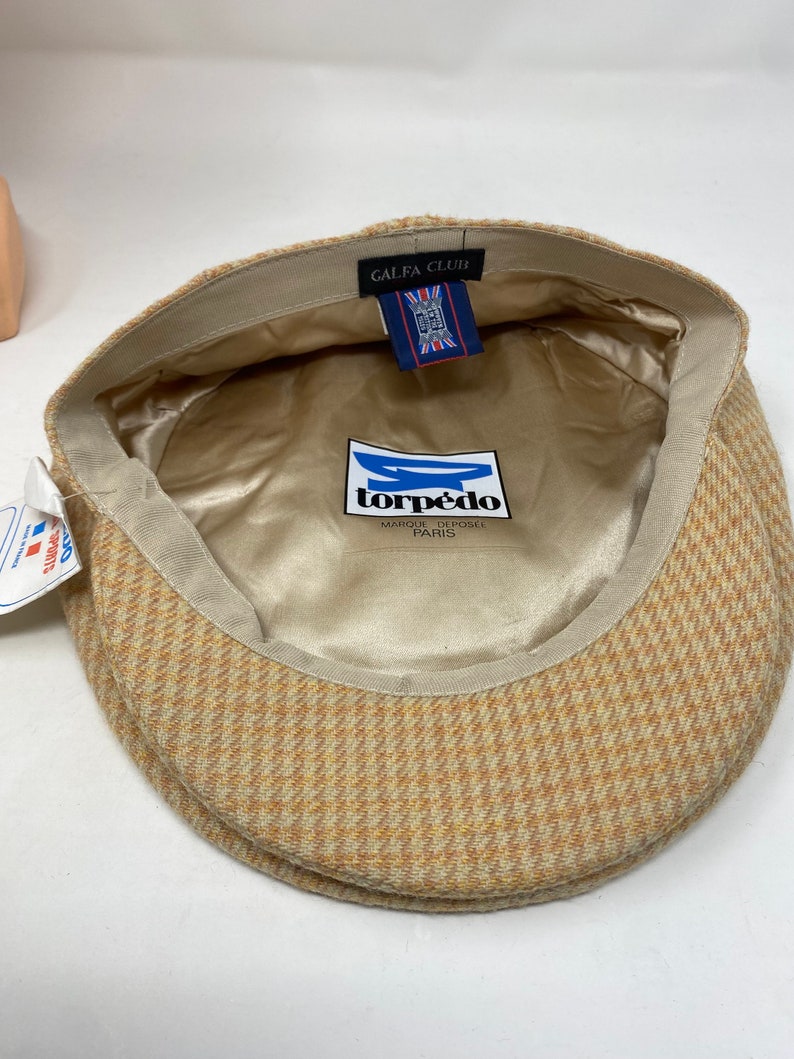 Magnificent Torpedo English Wool Cap, Handmade, Size 57 (22.44''), NEW ...