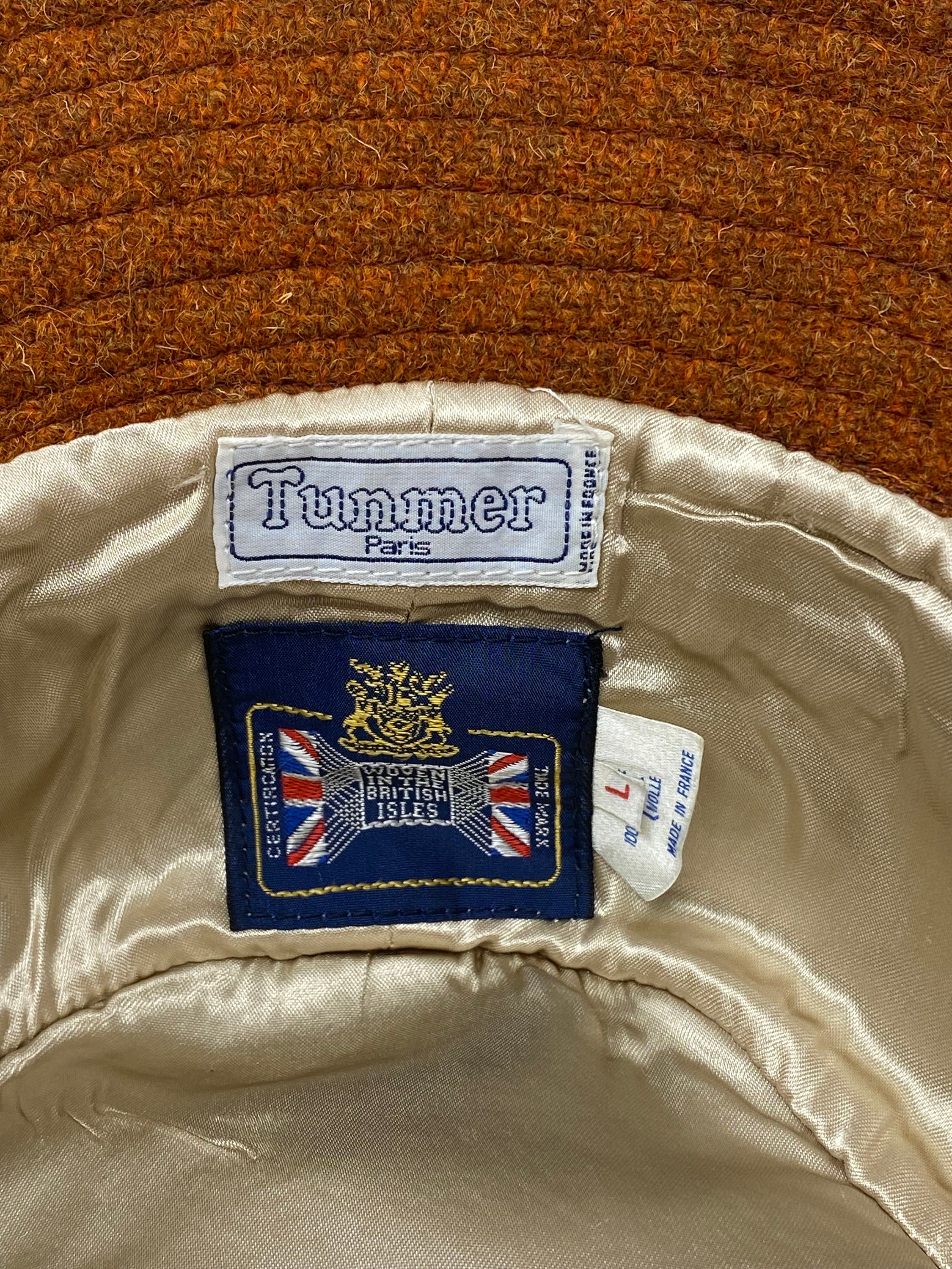 Bucket Hat From Torpédo Brand, 100% Harris Tweed Wool, Handmade and ...