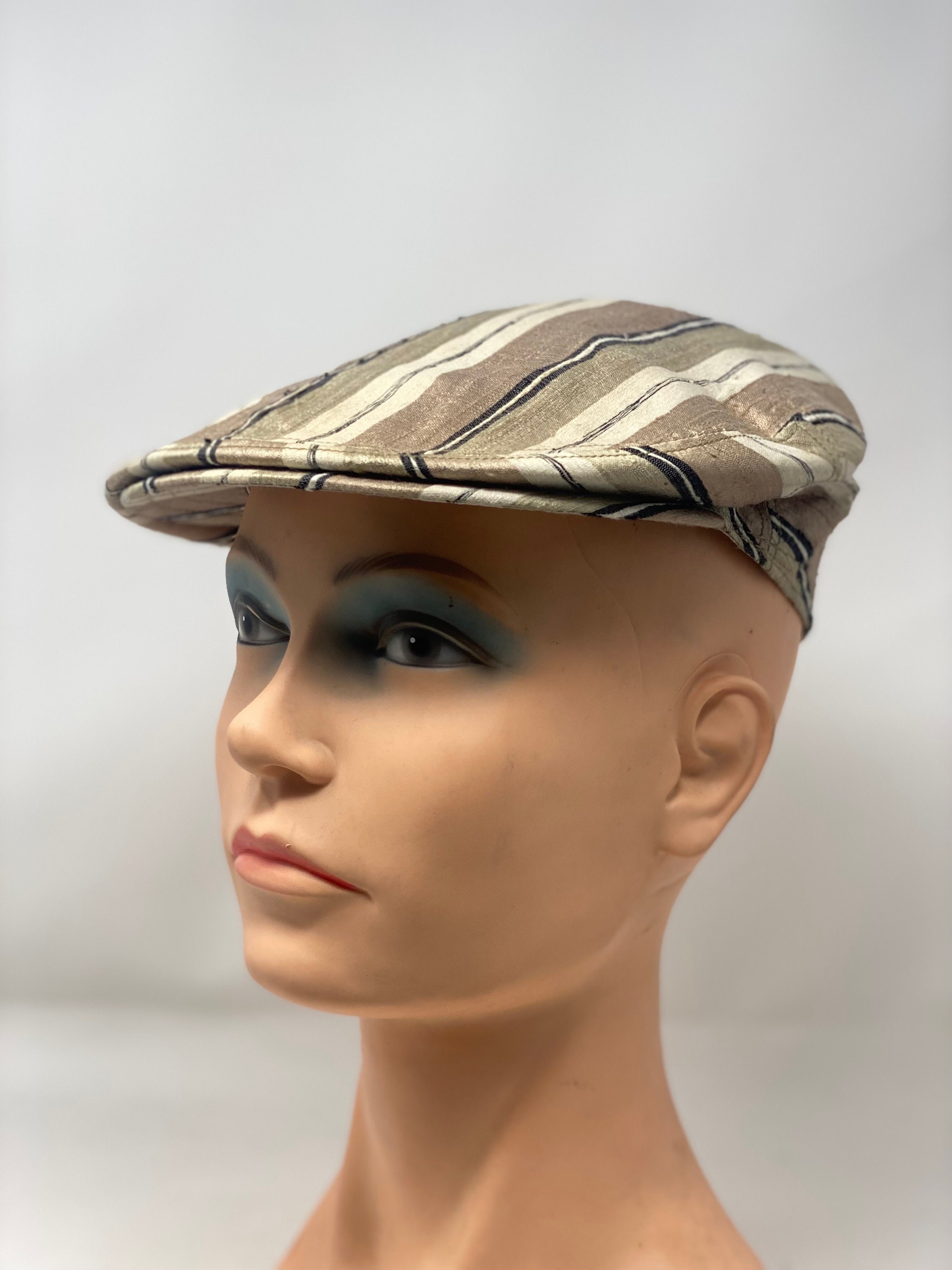 Vintage Torpedo Cap Made in France, 100% Silk, Handmade, 57 and 58 (22. ...