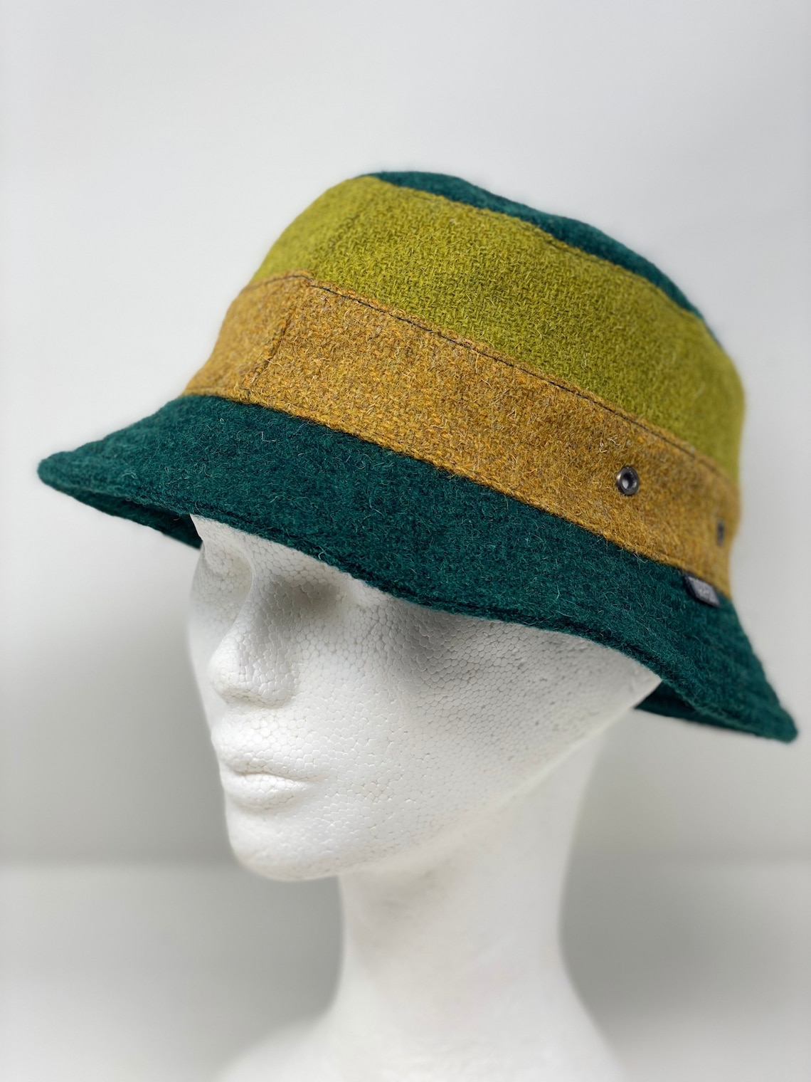 Bucket Hat From Torpédo Brand 100% Harris Tweed Wool - Etsy UK