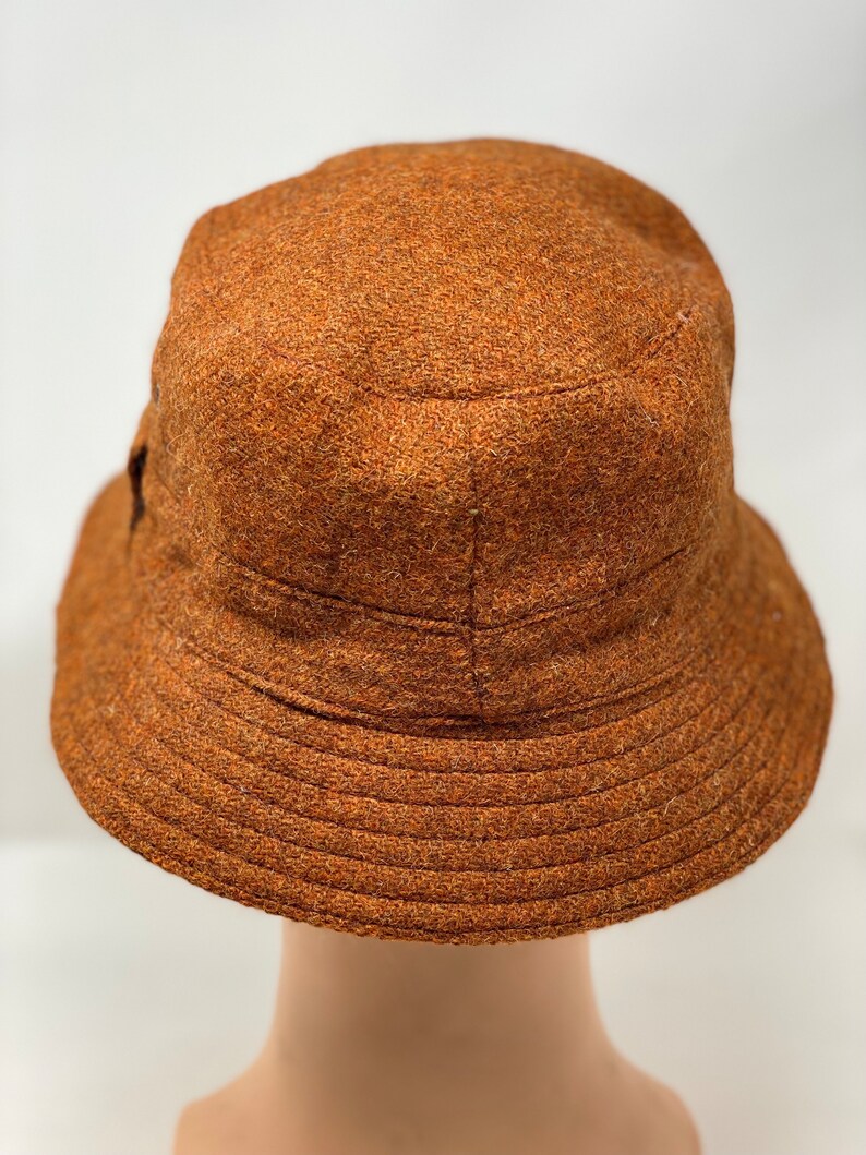 Bucket Hat From Torpédo Brand, 100% Harris Tweed Wool, Handmade and ...