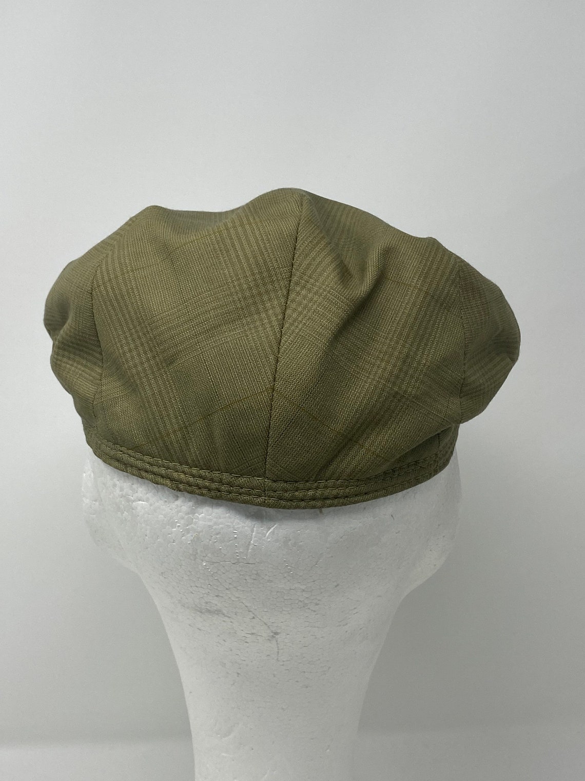 Torpedo Vintage Cap Made in France, 100% Wool, Handmade, Size 55 (21.65 ...