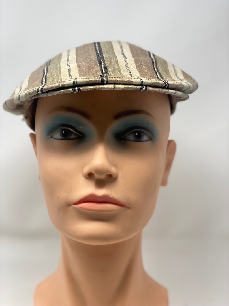 Vintage Torpedo Cap Made in France, 100% Silk, Handmade, 57 and 58 (22. ...