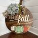 Front Door Sign | Hello Fall | Door Hanger | Fall Decor | Home Decor ...