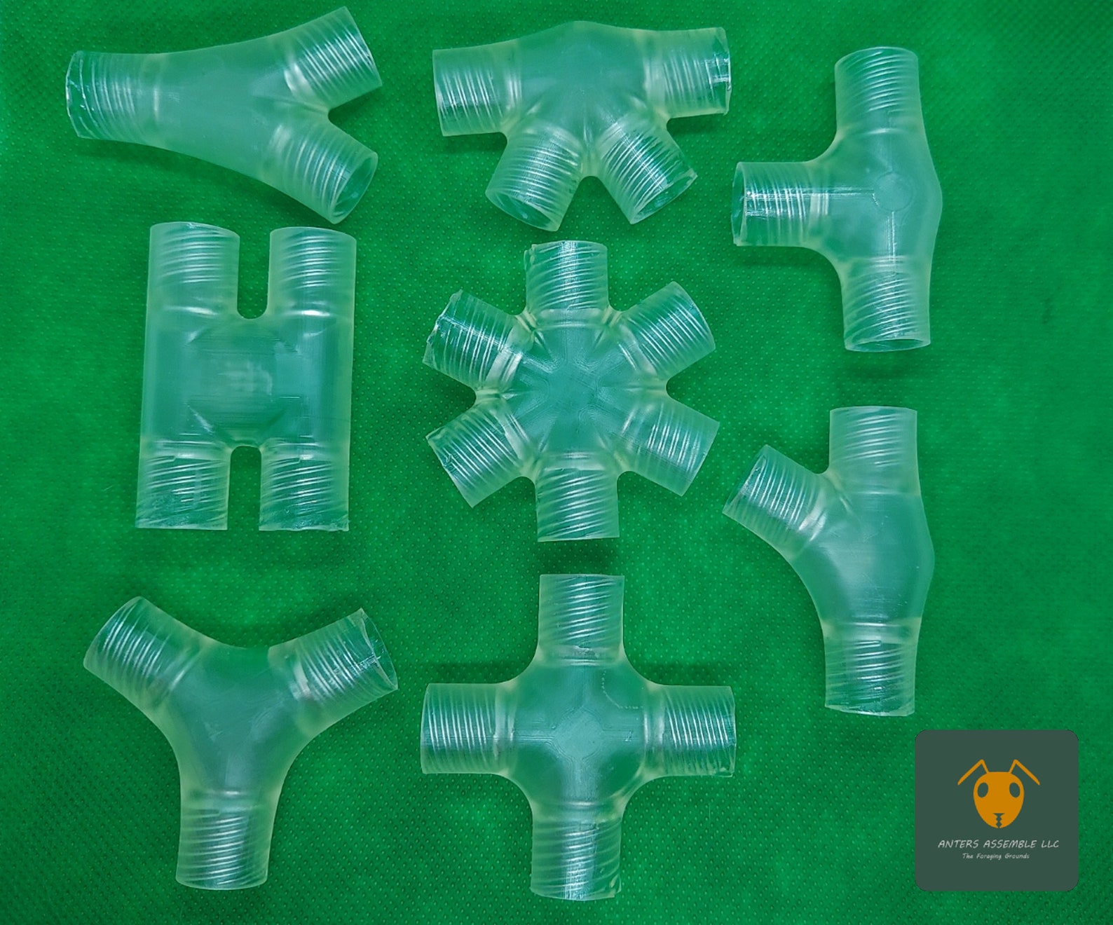 Ant Keeping Tubing Connectors: 1/2" OD Vinyl, 3D Printed - Etsy