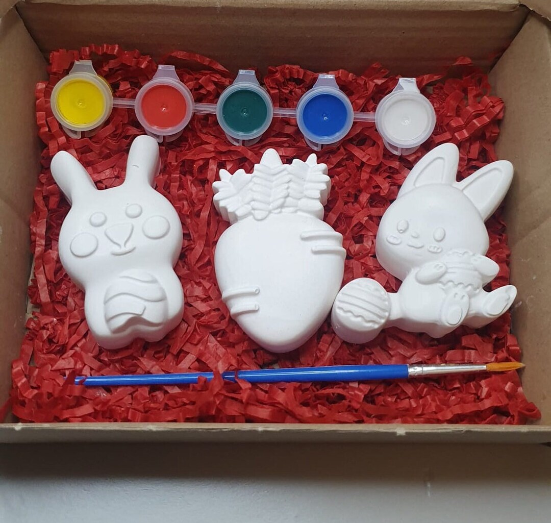 Paint Your Own Easter Models, Craft Kit, Gift, Ornament, Keepsake ...