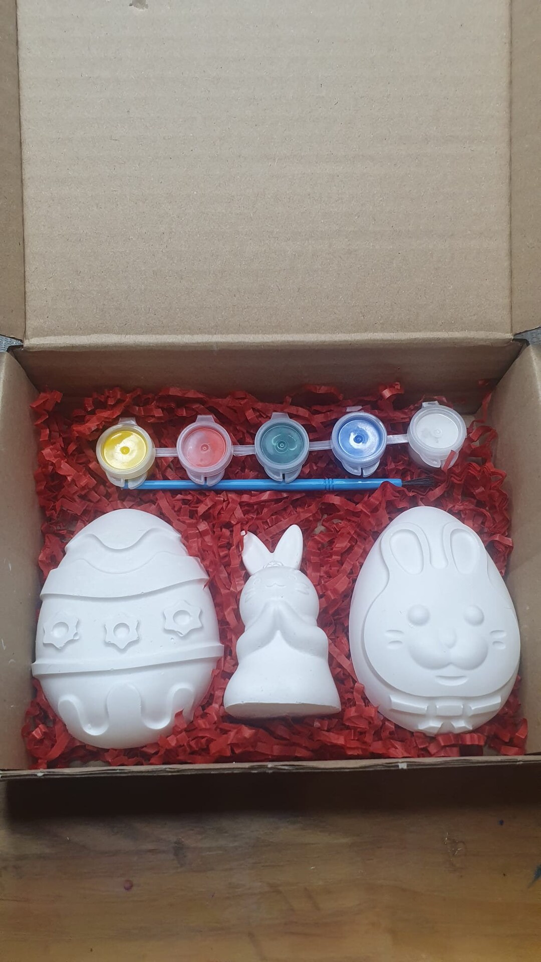 Paint Your Own Easter Models,3d Rabbit, Craft Kit, Gift, Ornament ...