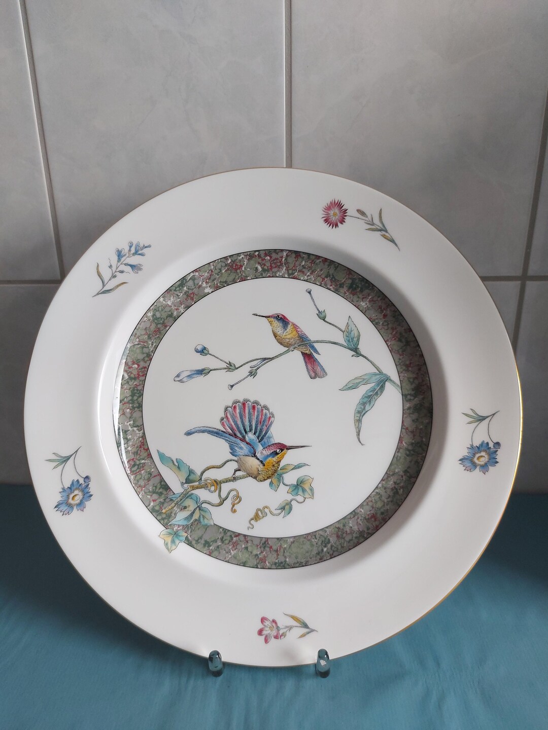 Collectible Plate Plate Wedgwood - Humming Birds - Original Packaging ...