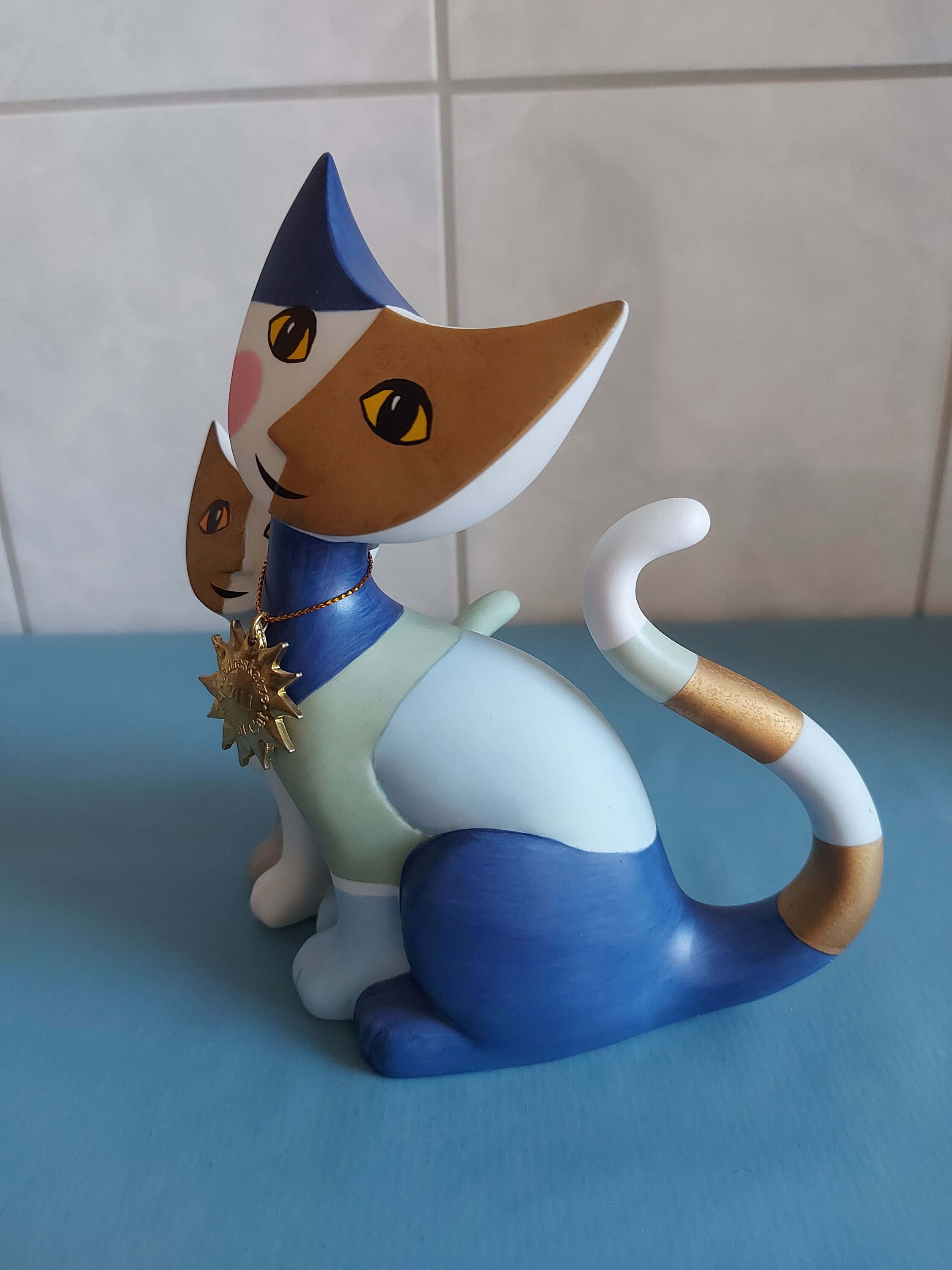 Goebel Porcelain Figurine Rosina Wachtmeister Annual Cat 2011-silvio E Carlotta - Etsy