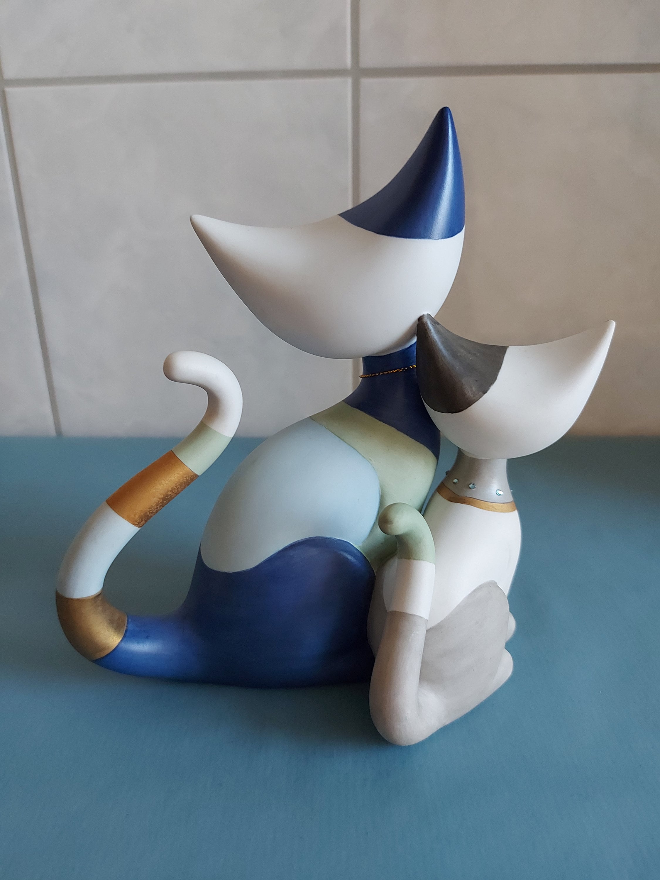Goebel Porcelain Figurine Rosina Wachtmeister Annual Cat 2011-silvio E Carlotta - Etsy