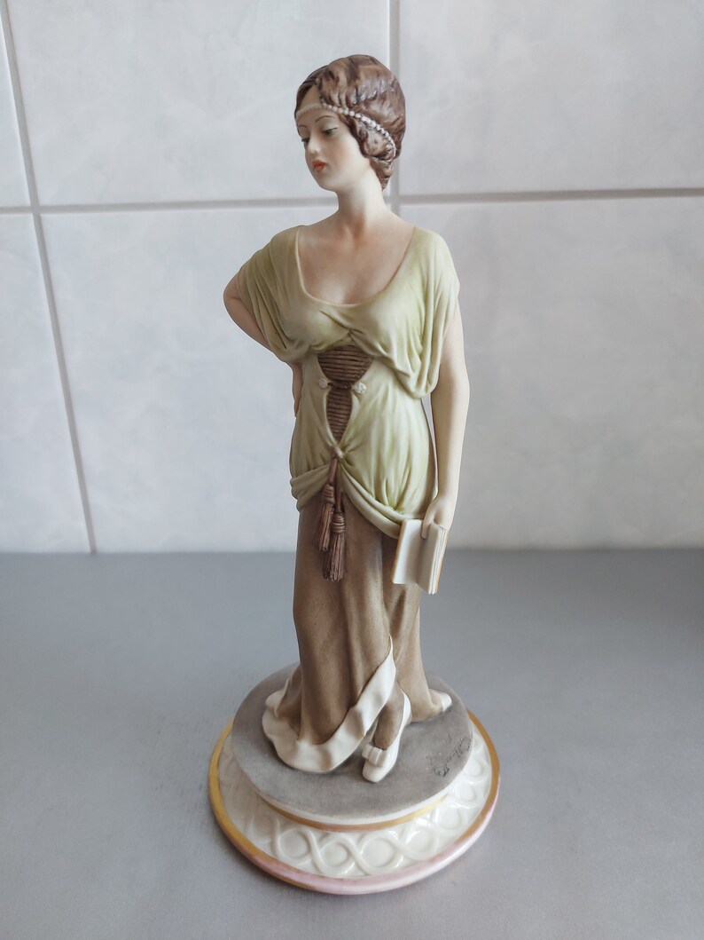 Capodimonte Porcelain Figure Sandro Maggioni Fashion Liberty Anno 1900 ...