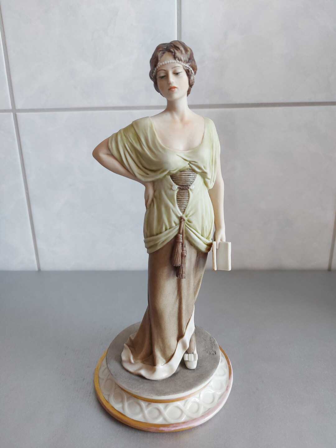 Capodimonte Porcelain Figure Sandro Maggioni Fashion Liberty Anno 1900 ...