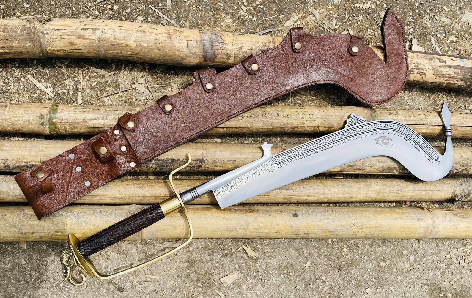 Egkh-20 Blade D-guard Ram Dao Sword-sacrify - Etsy