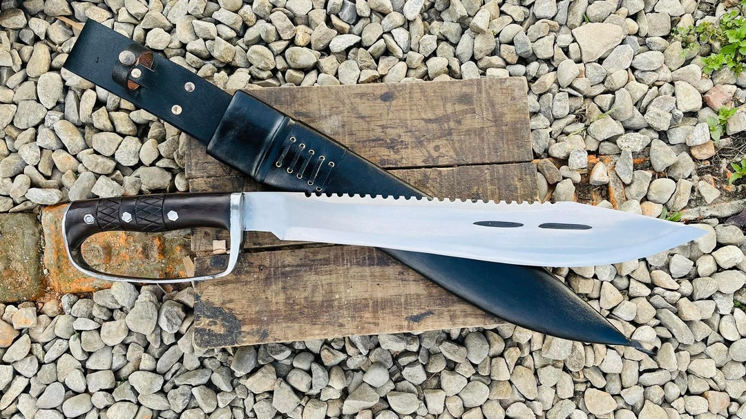 EGKH 18 Inches Blade D-guard Machete Knife Machete Knife Handmade ...