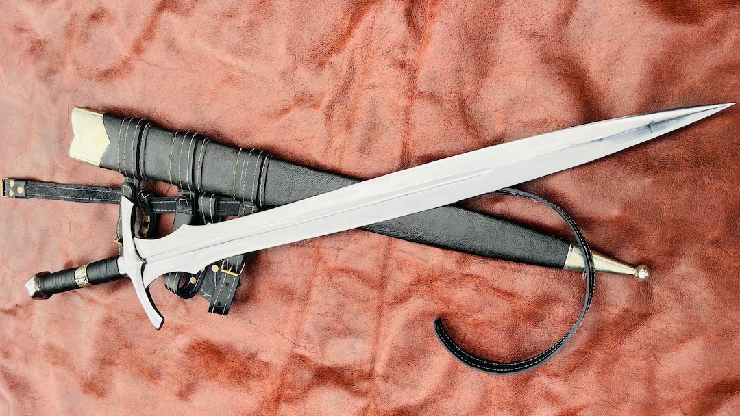 EGKH-29 Inches Bastard Sword-typical Knight's Sword-5160 Carbon Steel ...