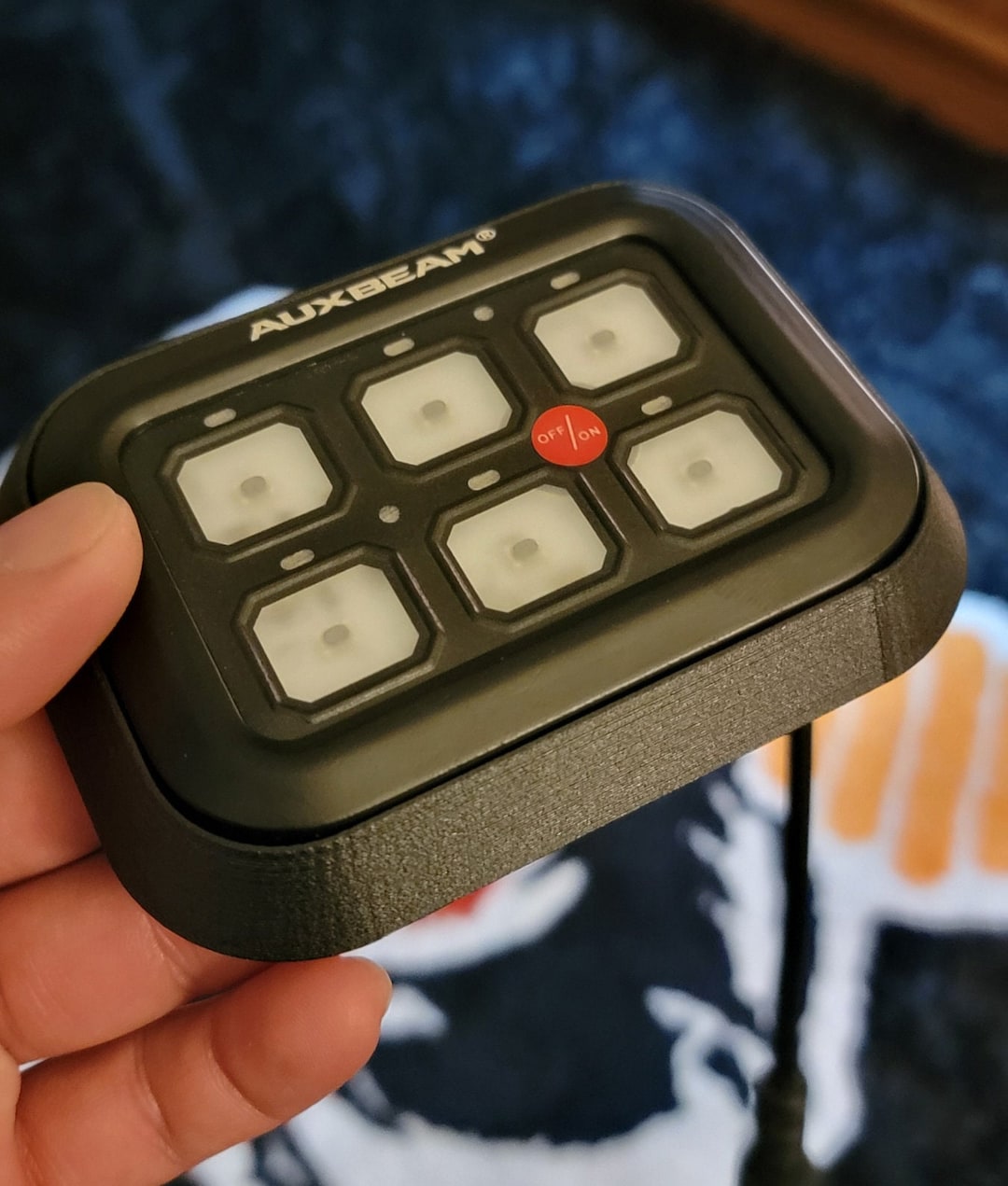 Auxbeam 6 Gang Surface Trim Bezel Mount Carbon Fiber - Etsy