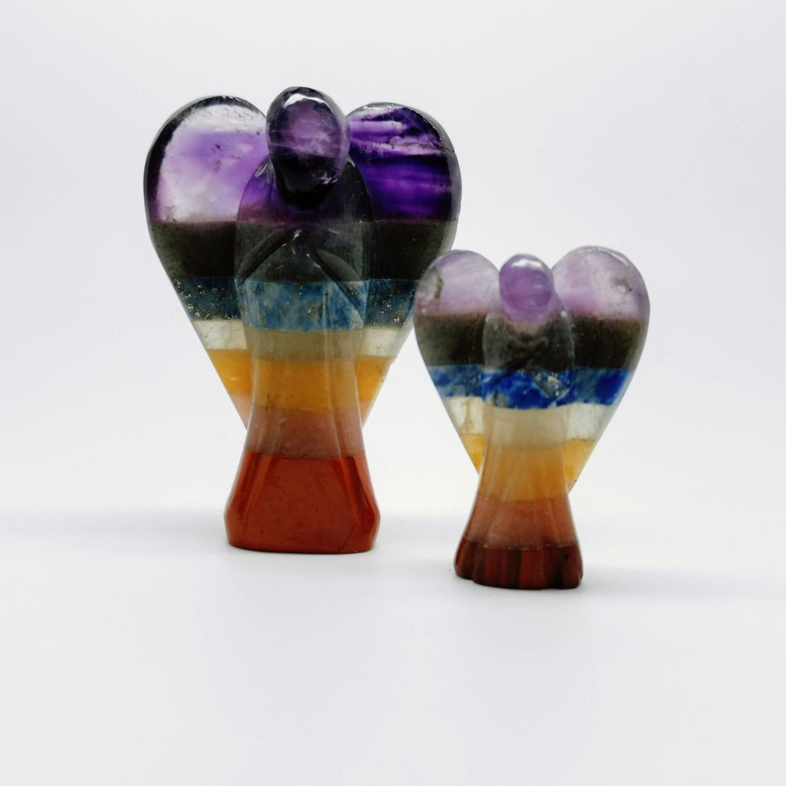 Chakra Pocket Angel Crystal Gemstone Guardian Angel. High - Etsy