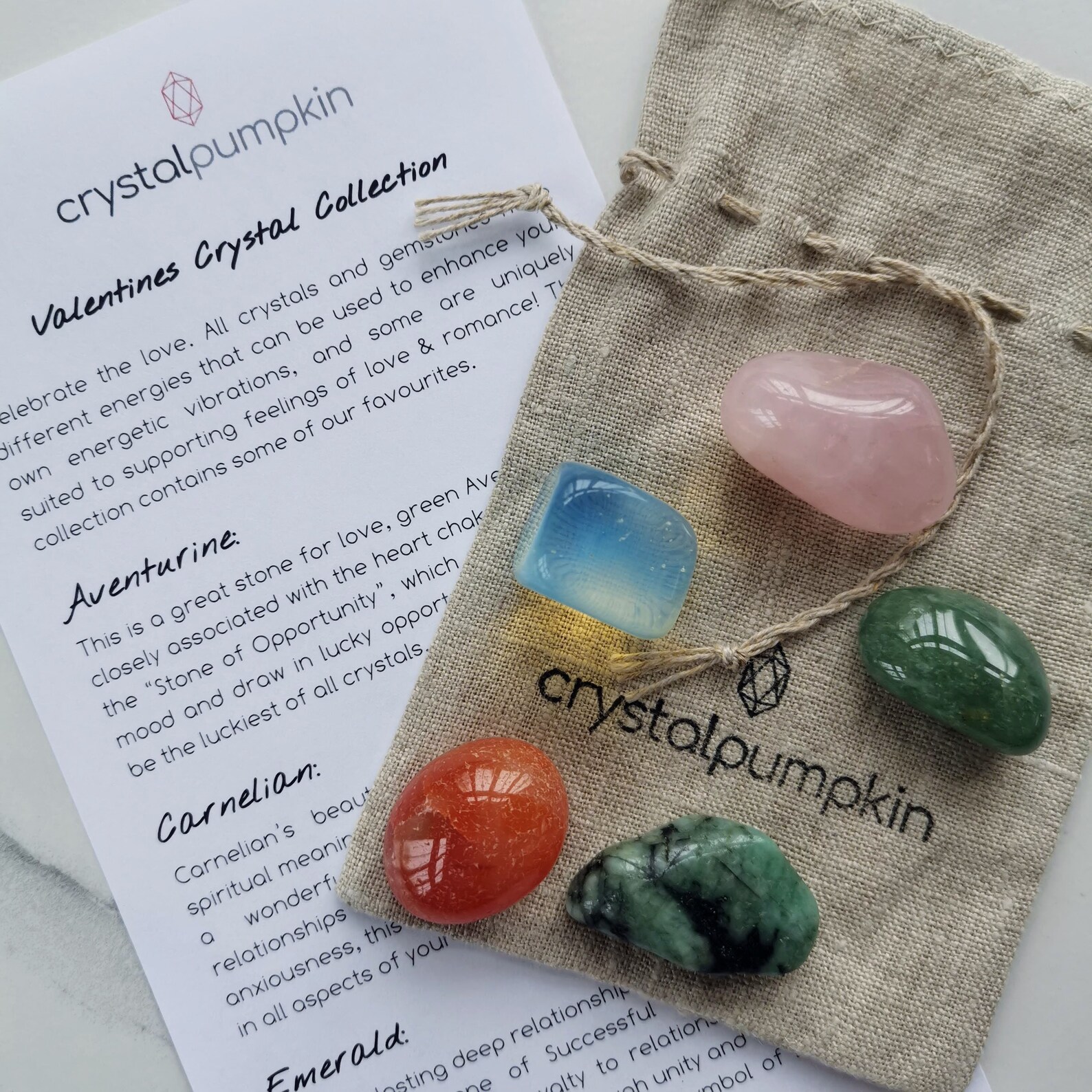 Crystals for Love Collection Crystal Set Chosen for Lovers - Etsy UK