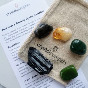 Good Vibes & Positivity Crystal Collection Crystals for Positive ...