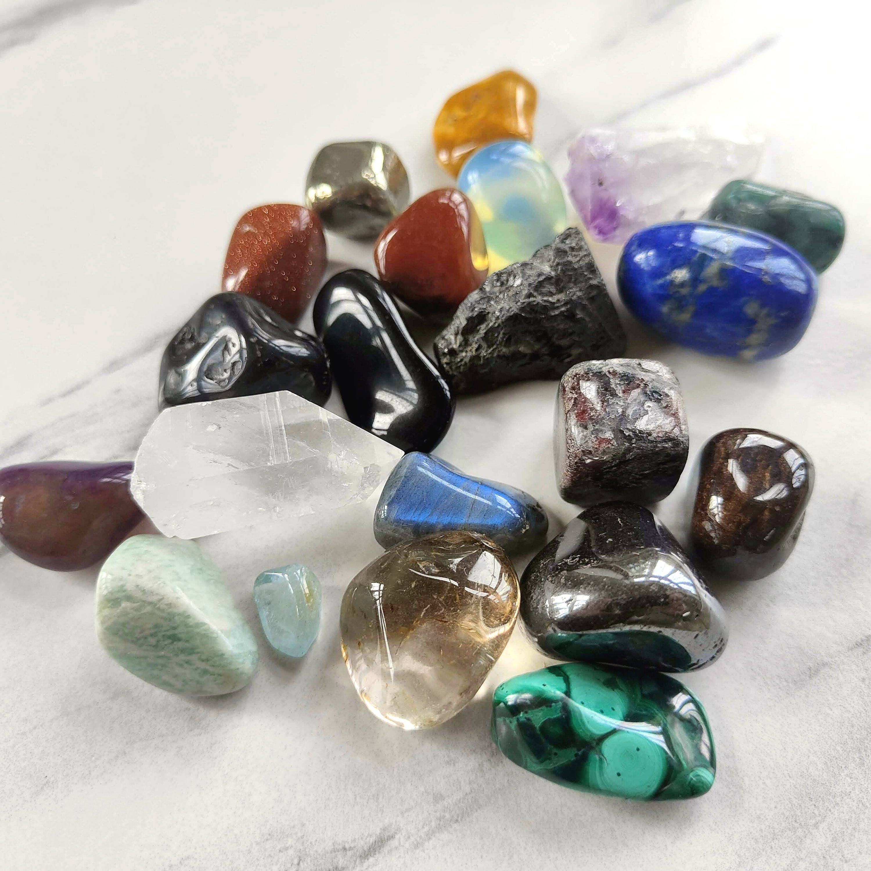 Minecraft Crystal Set - with gift bag and information leaflet Gemstones ...