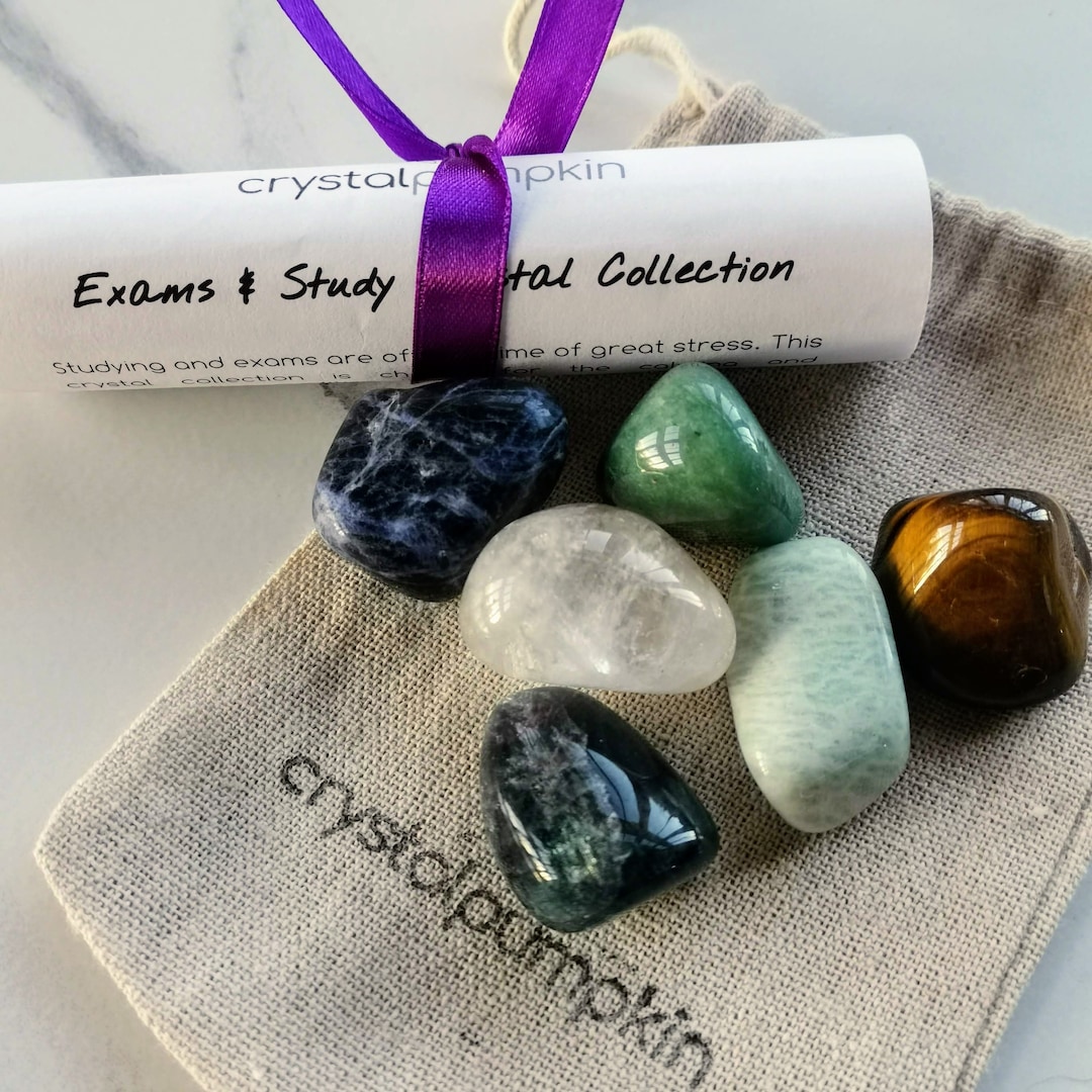 Exam and Study Crystal Collection, Revision Crystal Set, Crystals for ...