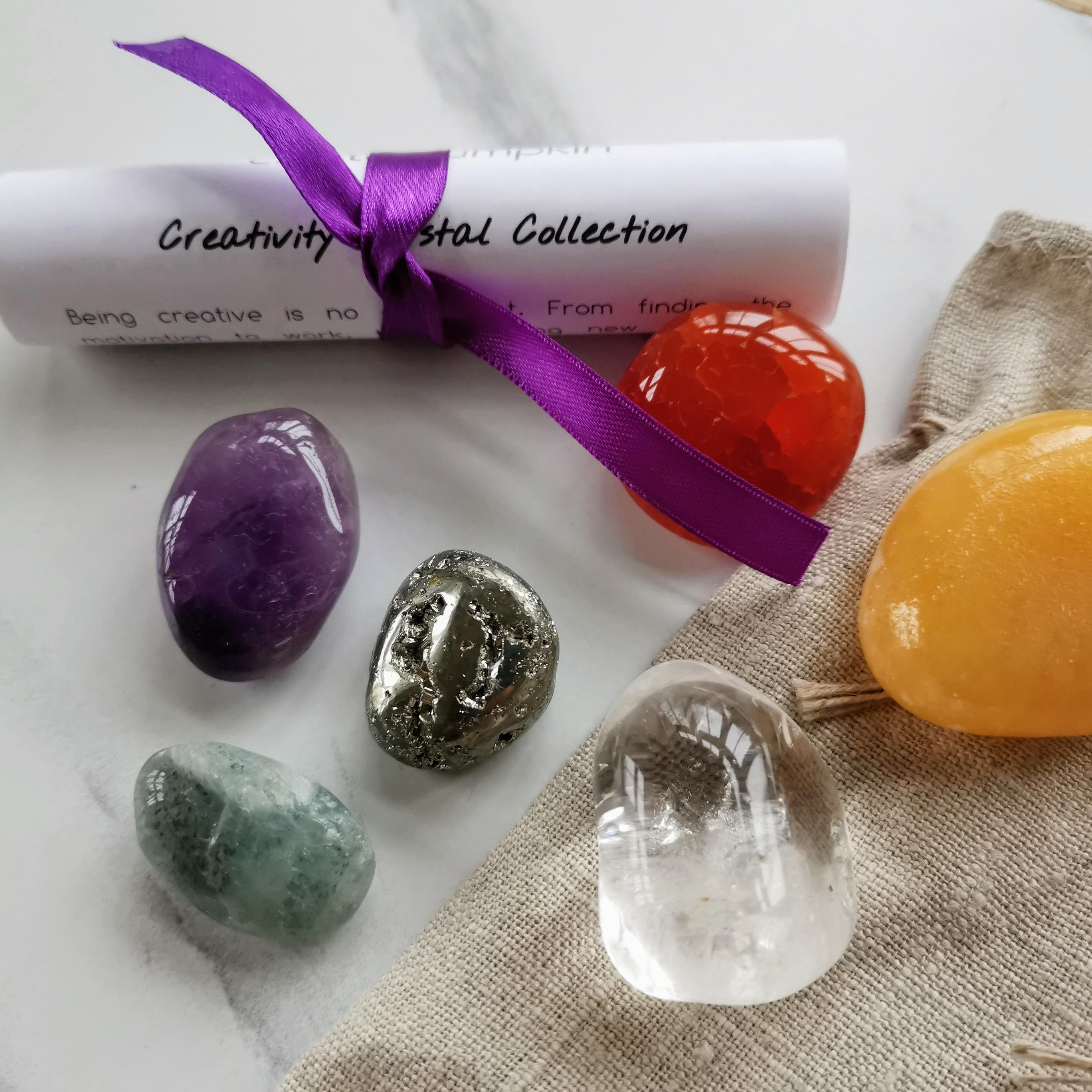 Creativity Crystal Collection; Crystal set for artists and creative ...