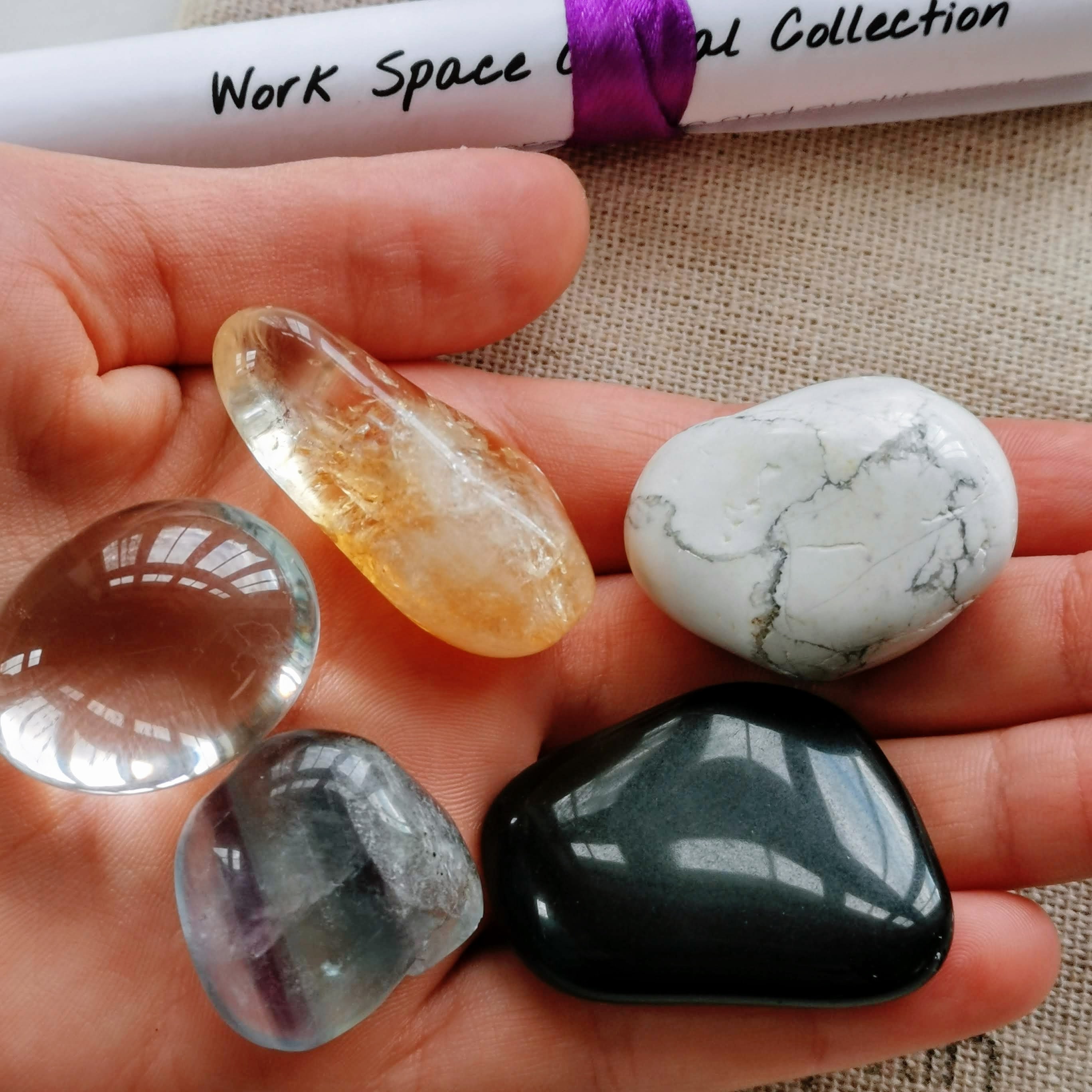 Work Space Crystal Collection, Work Place Crystals, Crystal set for ...