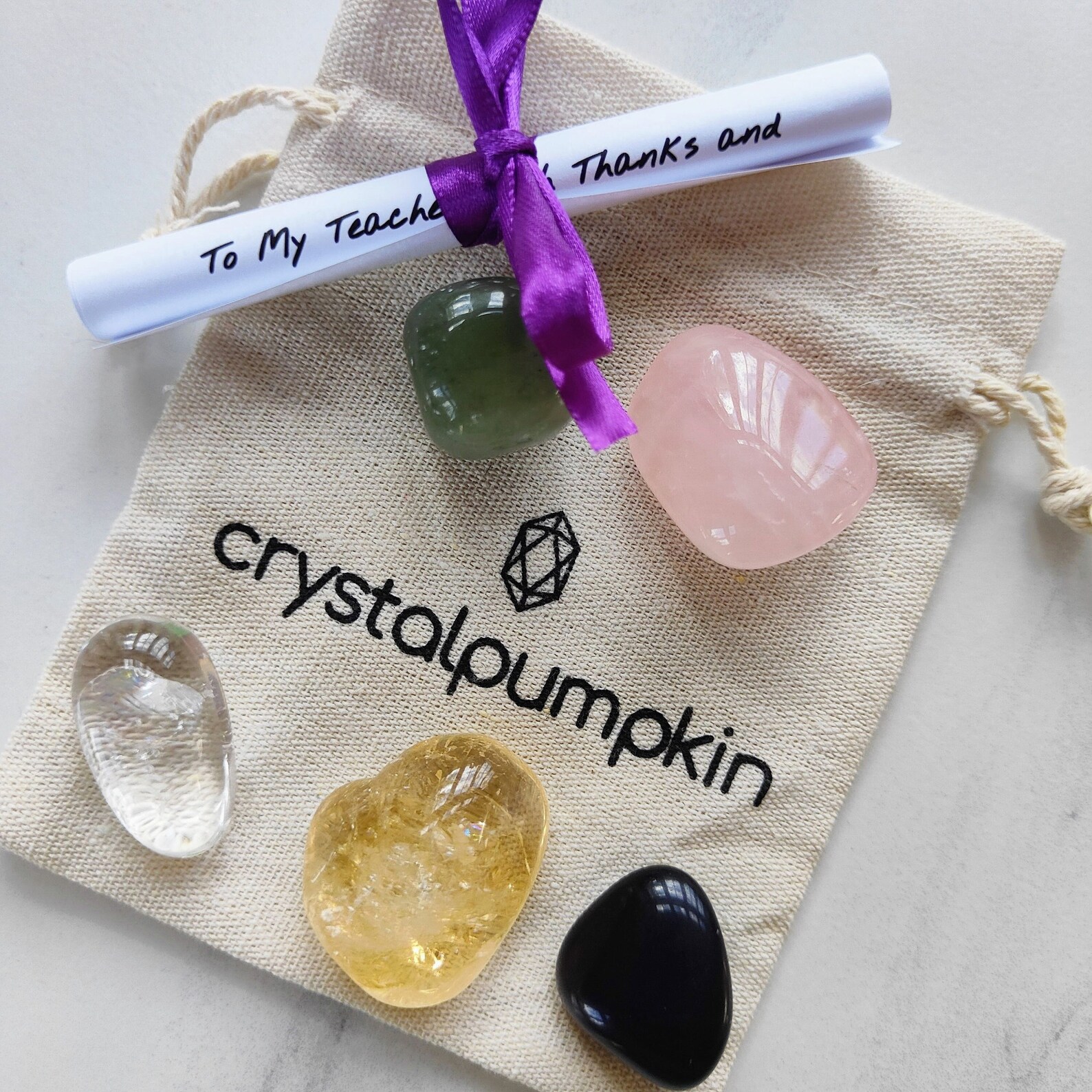 Thank You Teacher Crystal Collection Crystals for Teacher - Etsy