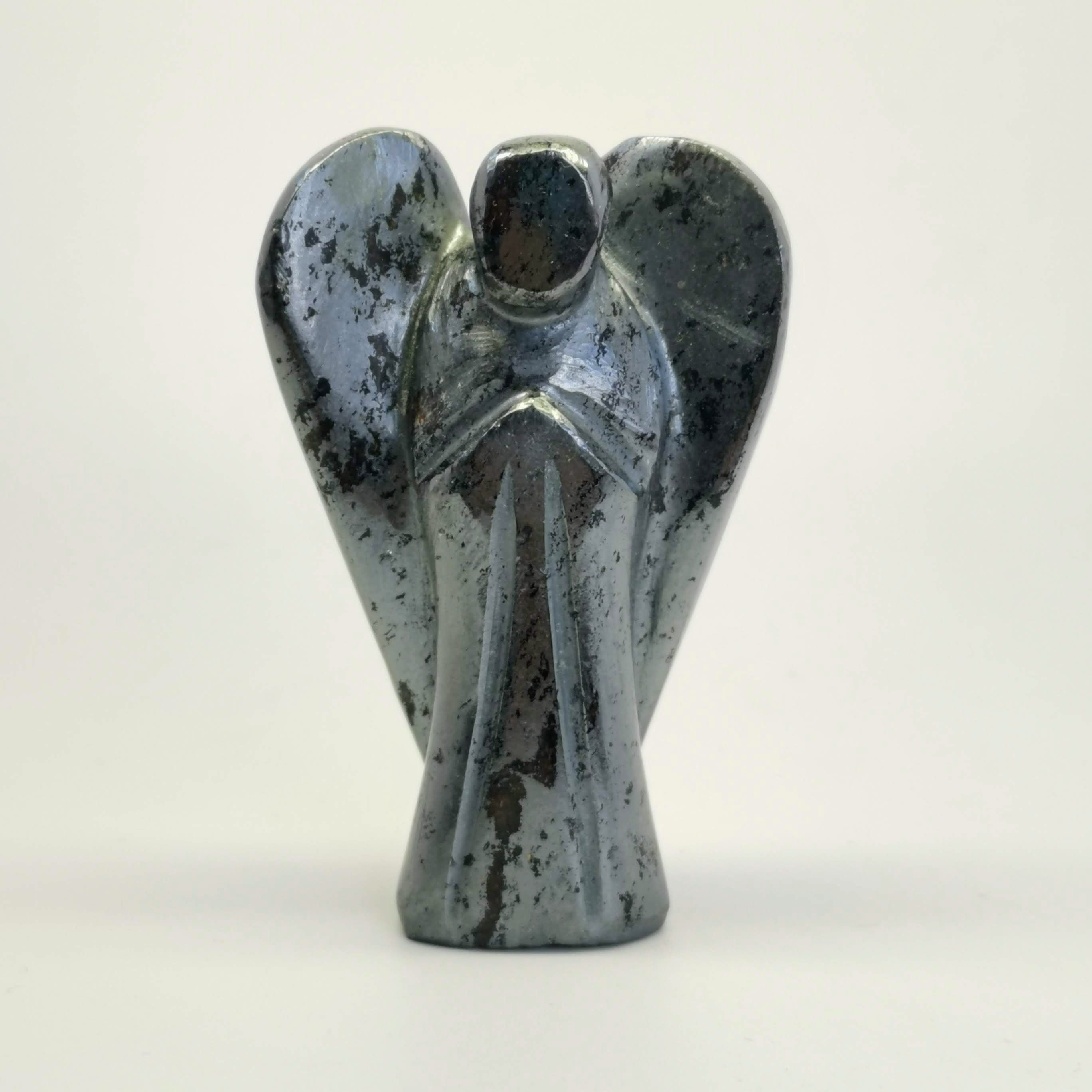 Hematite Angel - Crystal Gemstone Guardian Angel. High quality hand ...
