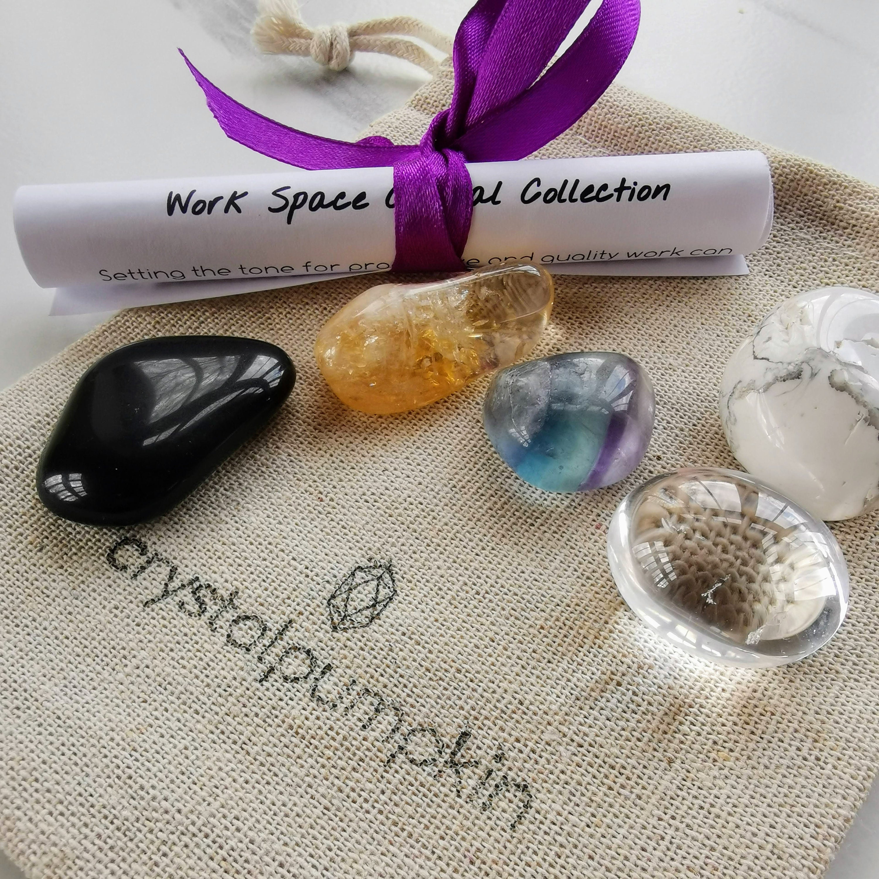 Work Space Crystal Collection Work Place Crystals Crystal - Etsy UK