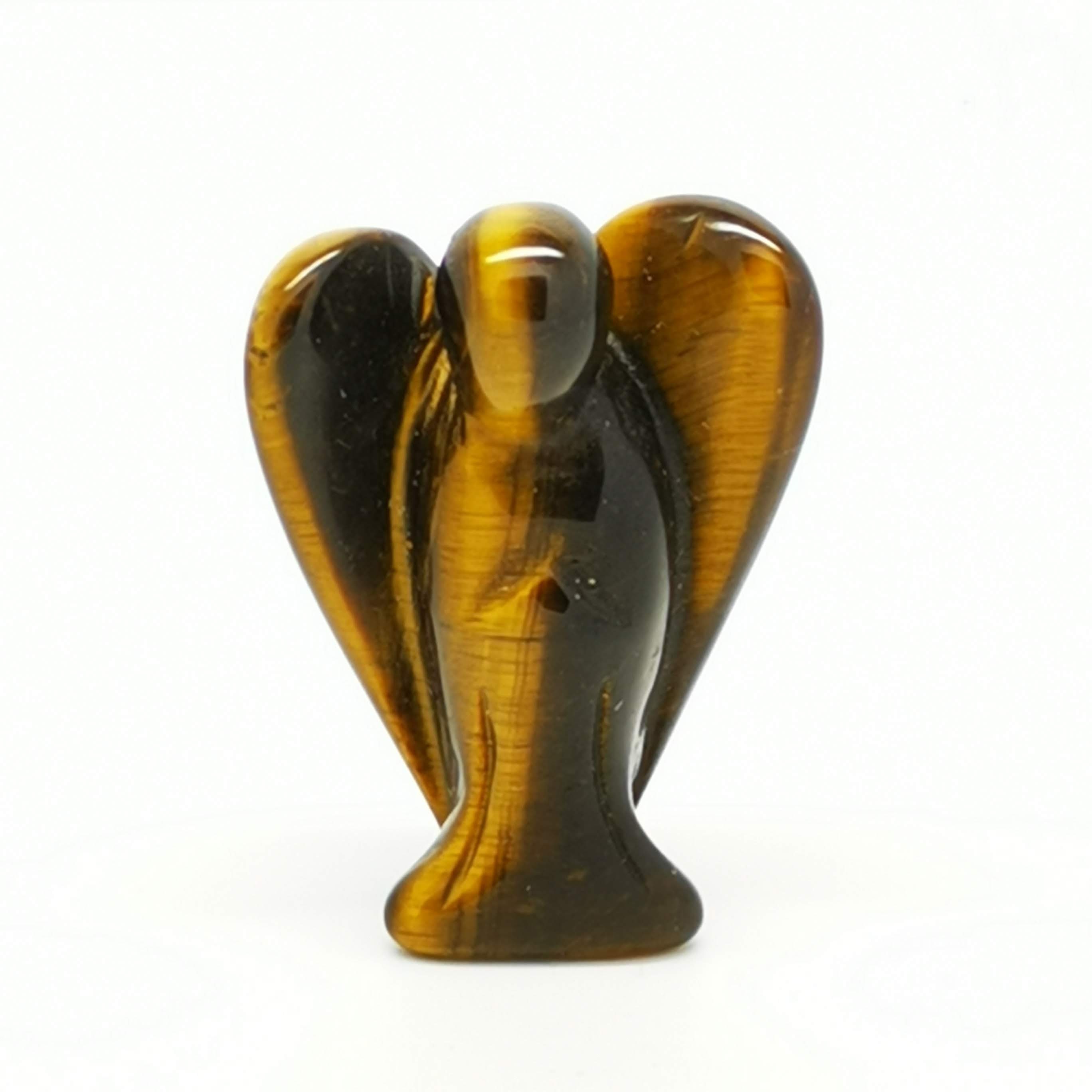 Tigers Eye Pocket Angel - Crystal Gemstone Guardian Angel. High quality ...