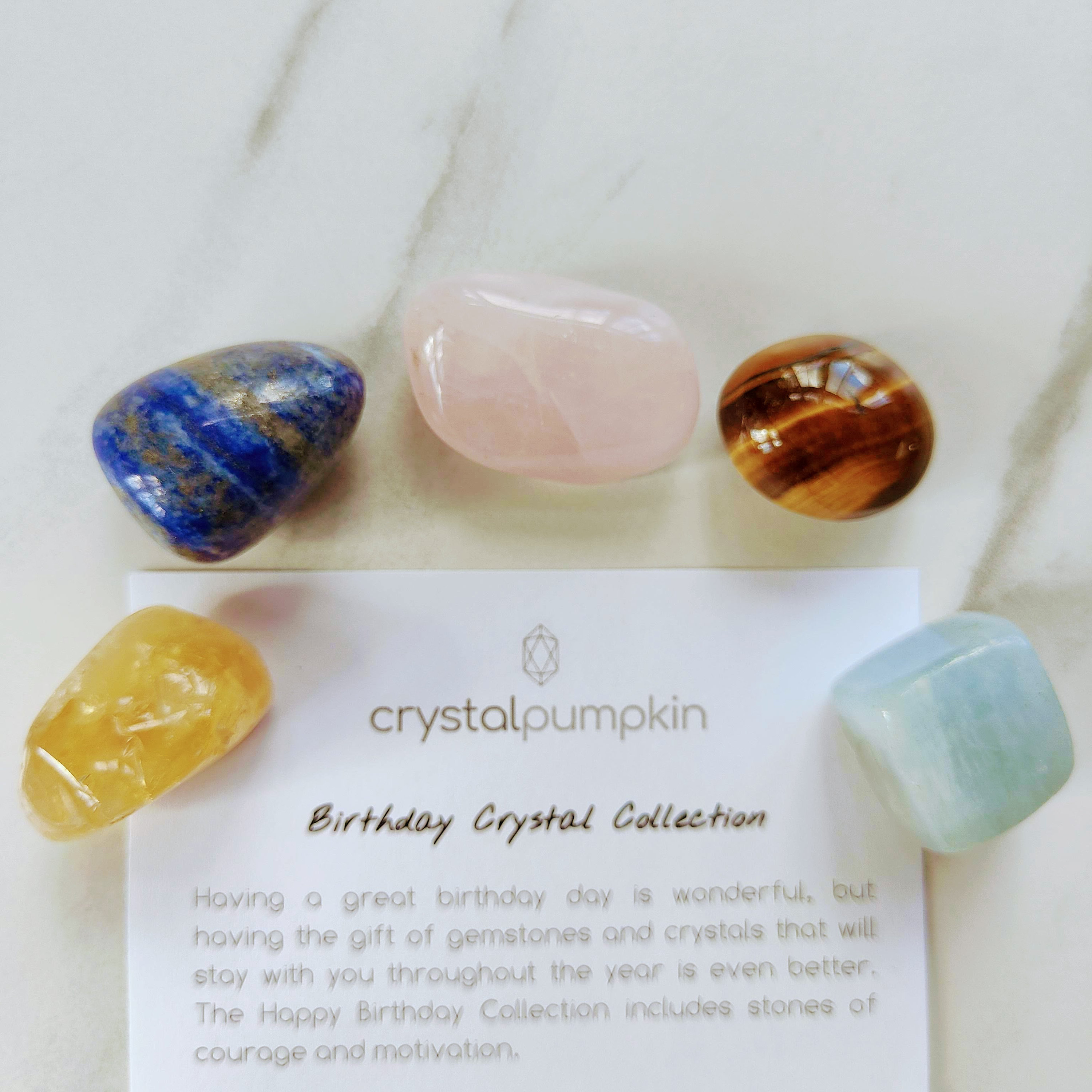 Birthday Crystal Collection; Crystal set for birthday gift - Happy ...