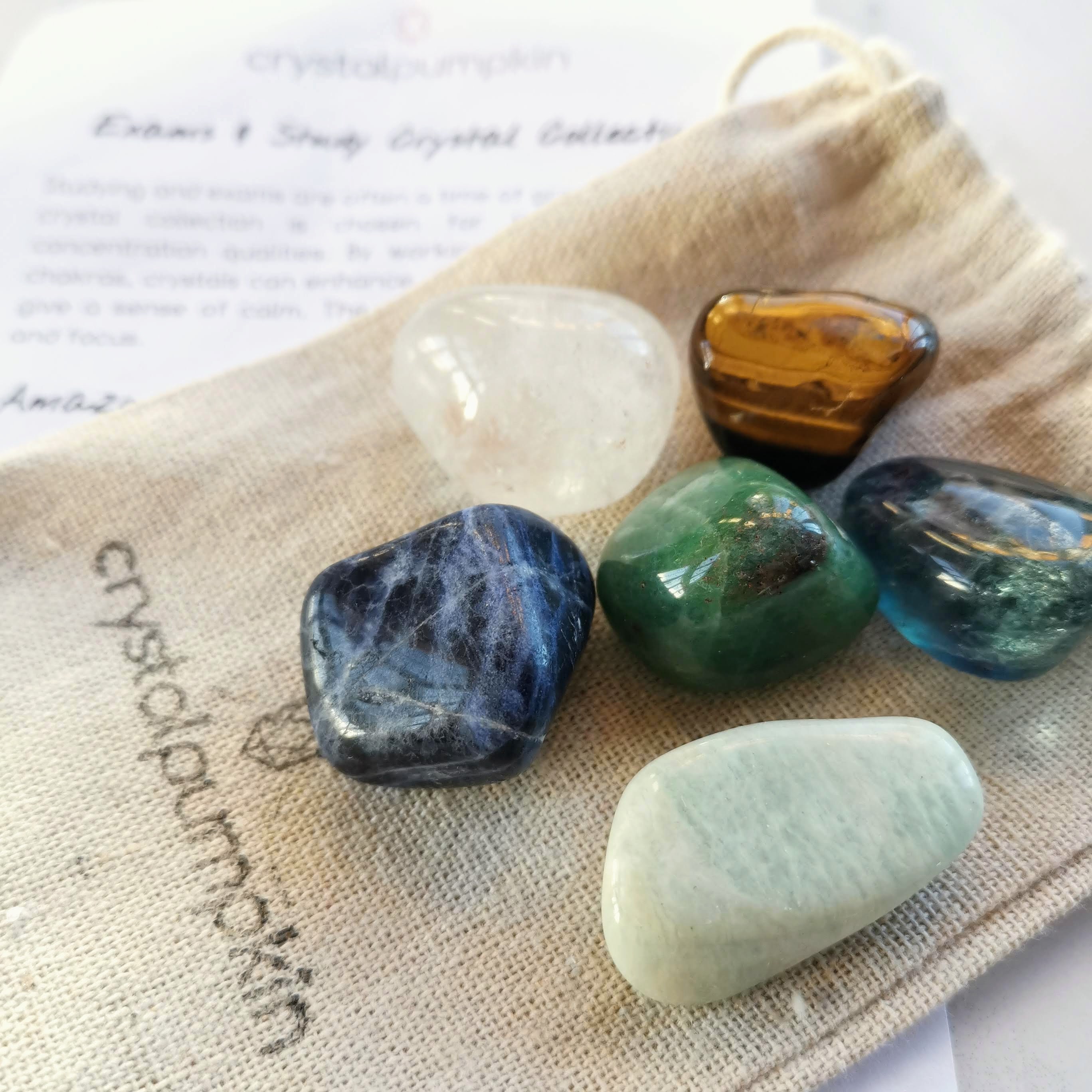 Exam and Study Crystal Collection, Revision Crystal Set, Crystals for ...