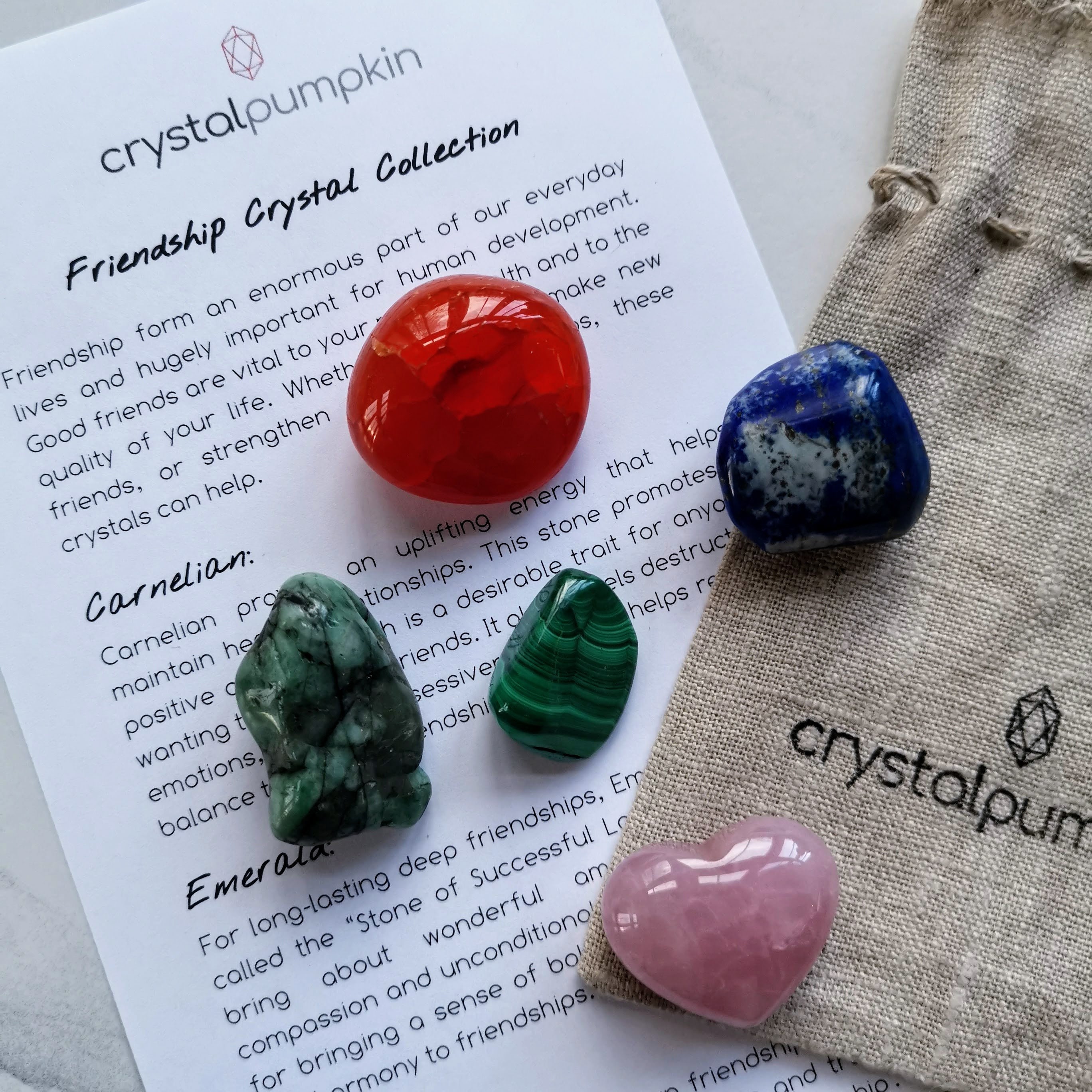 Friendship Crystal Collection, Crystal Set for Friends, Crystals for ...