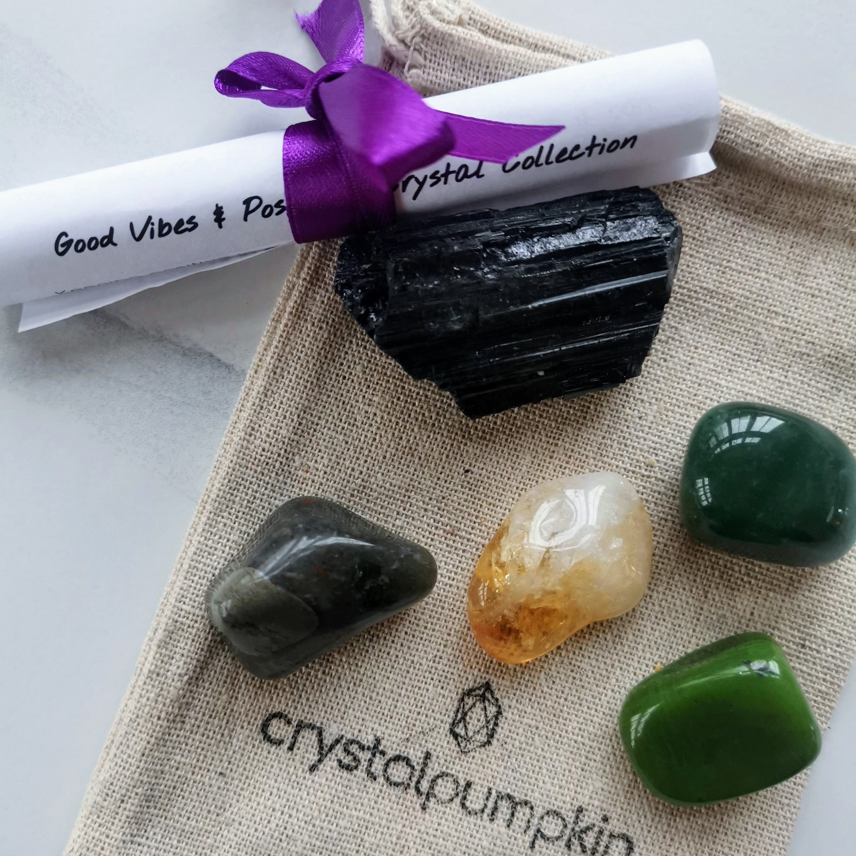 Good Vibes & Positivity Crystal Collection Crystals for Positive ...