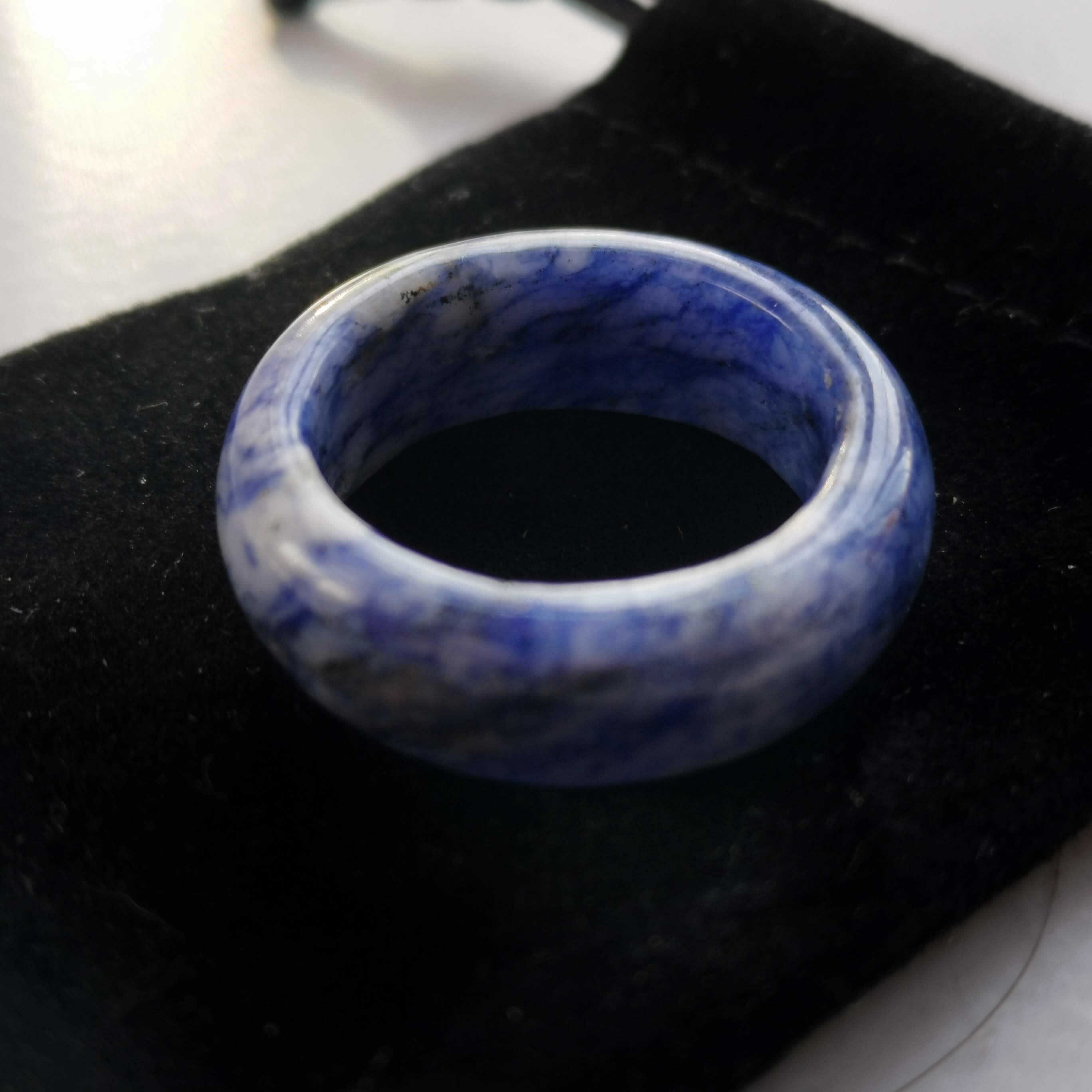 Sodalite Ring Gemstone Ring. Healing Gemstone Ring. Crystal Gemstone ...