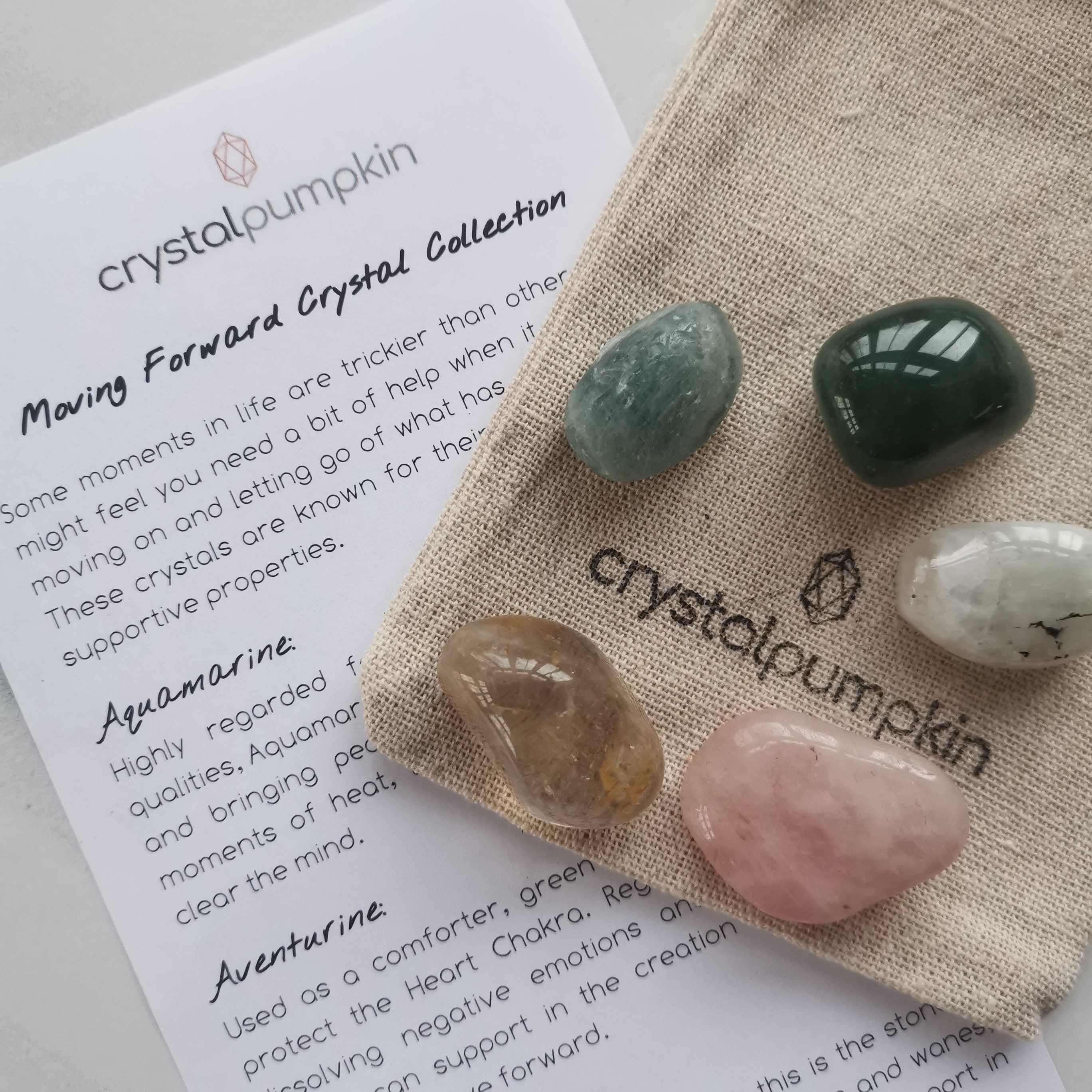 Moving Forward Crystal Collection; Crystal set for letting go, a new ...