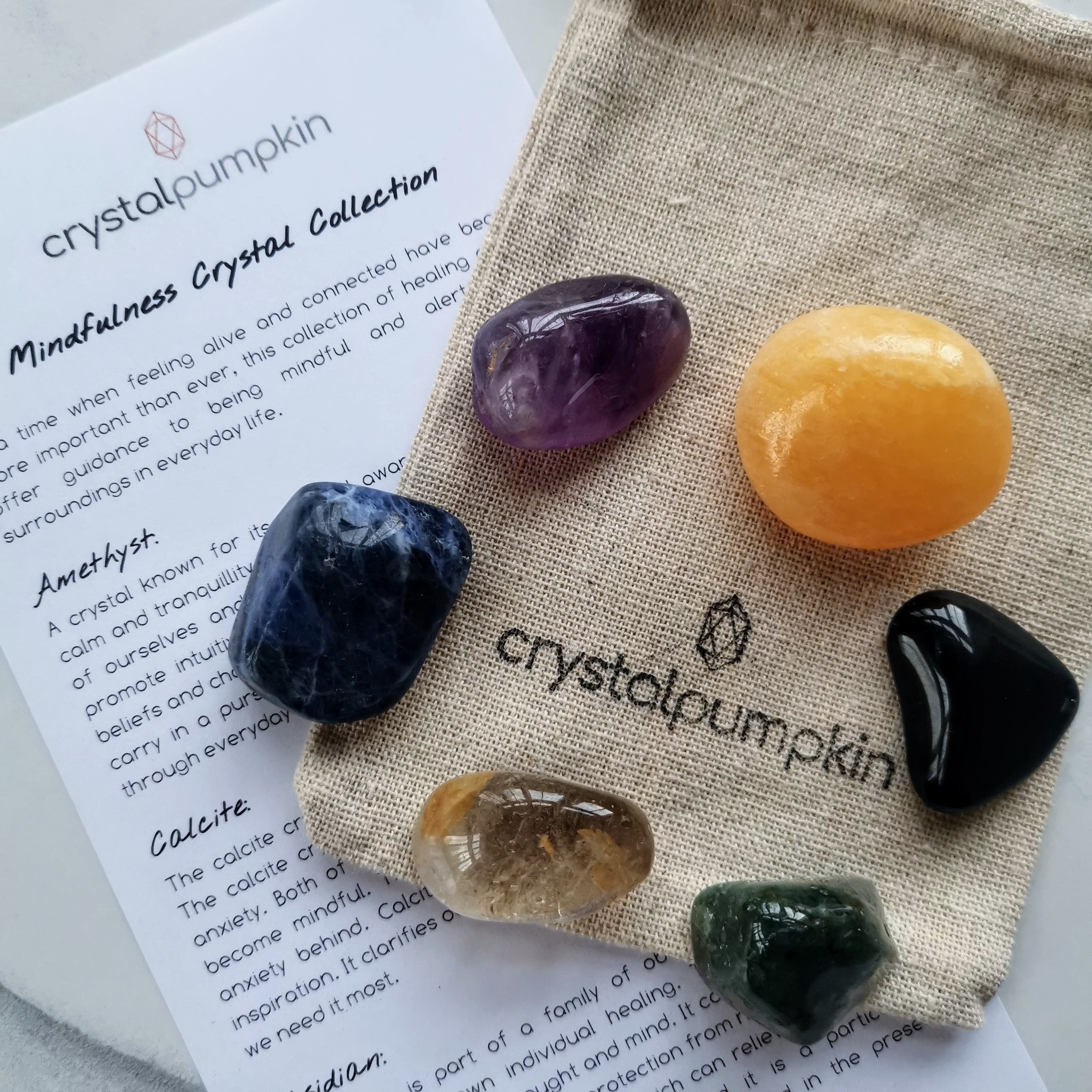 Mindfulness Crystal Collection Crystals for Meditation, Focus ...