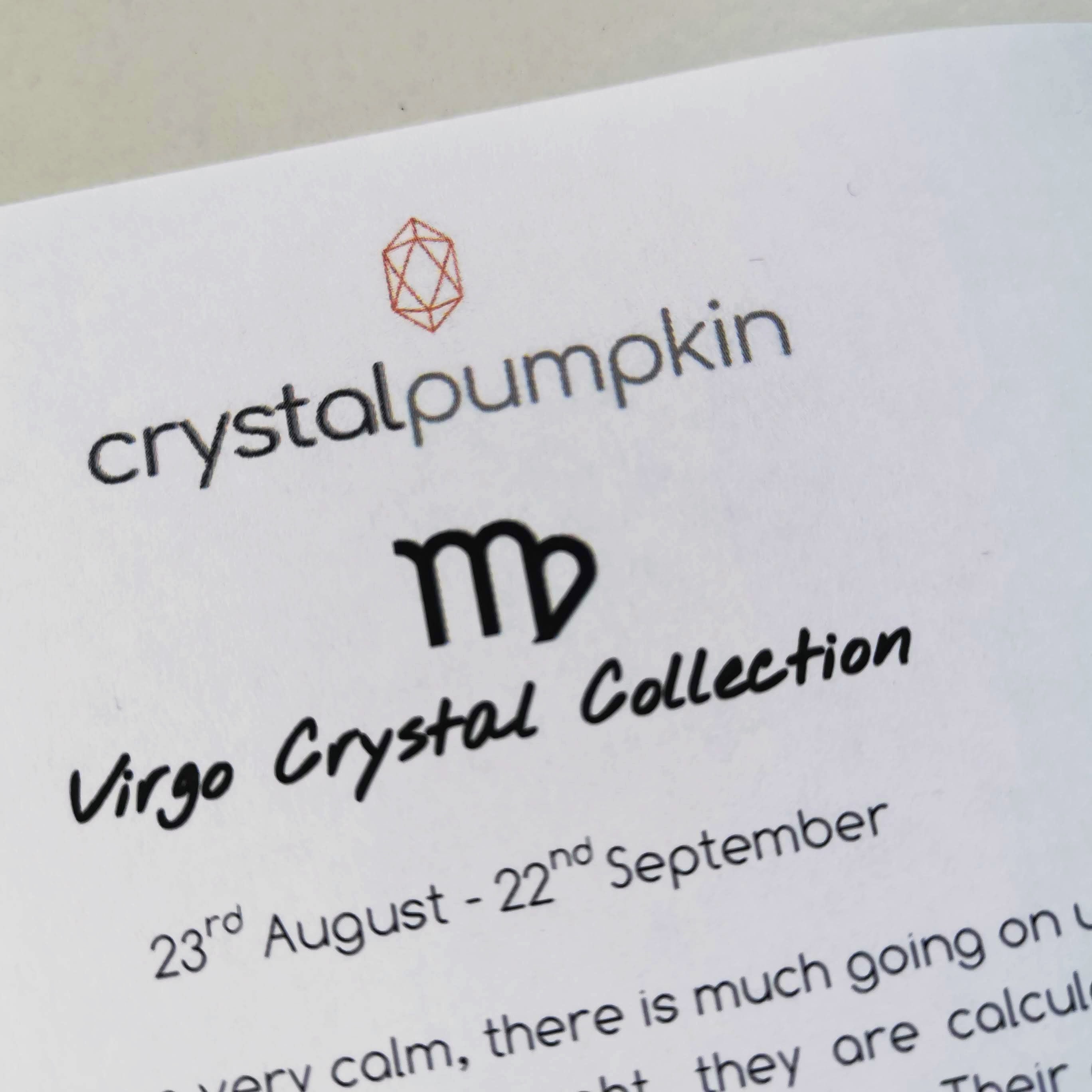 Virgo Crystal Set Zodiac Star Sign - Gemstone Set for Virgo ...