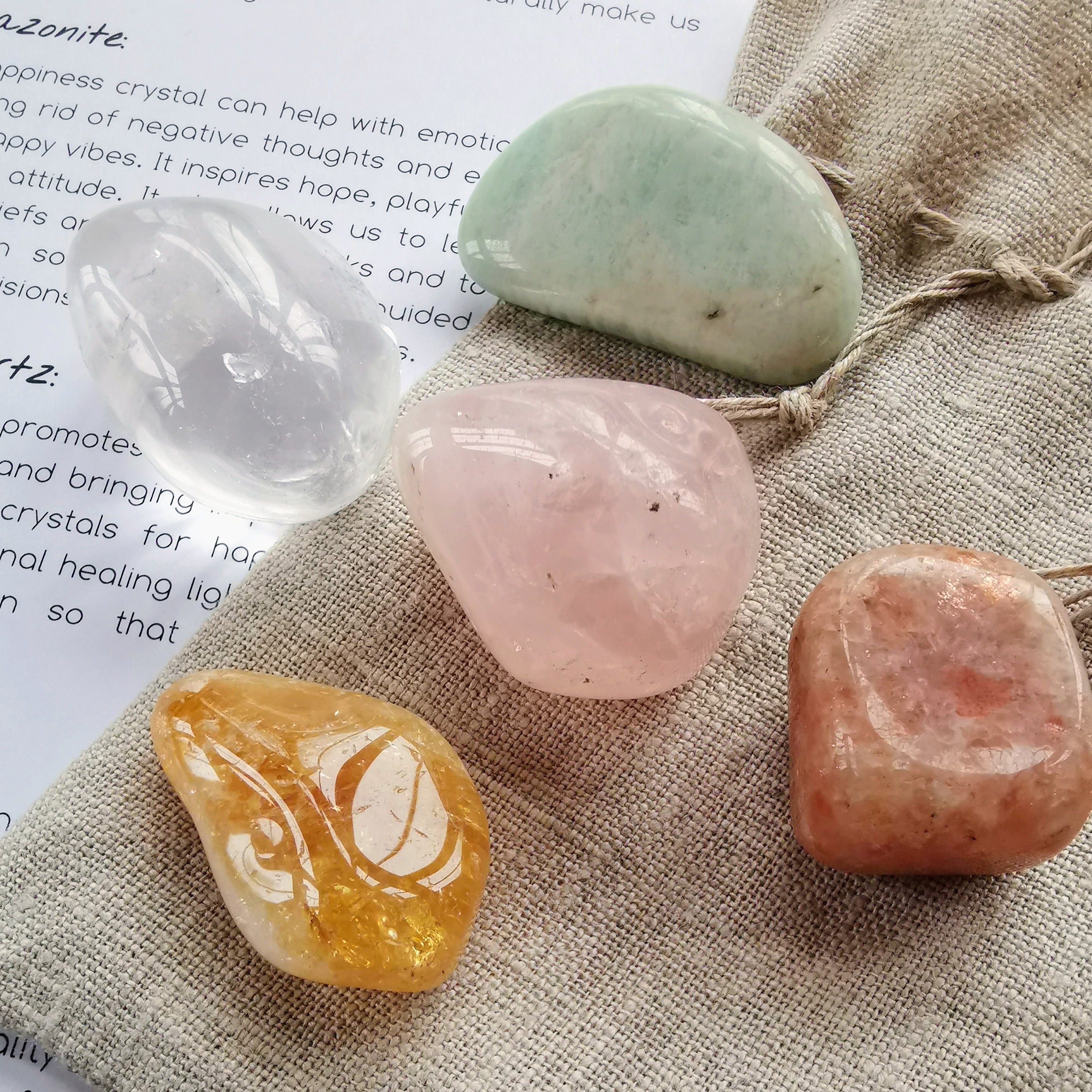 Happiness Crystal Collection; Crystal set chosen to naturally give you ...