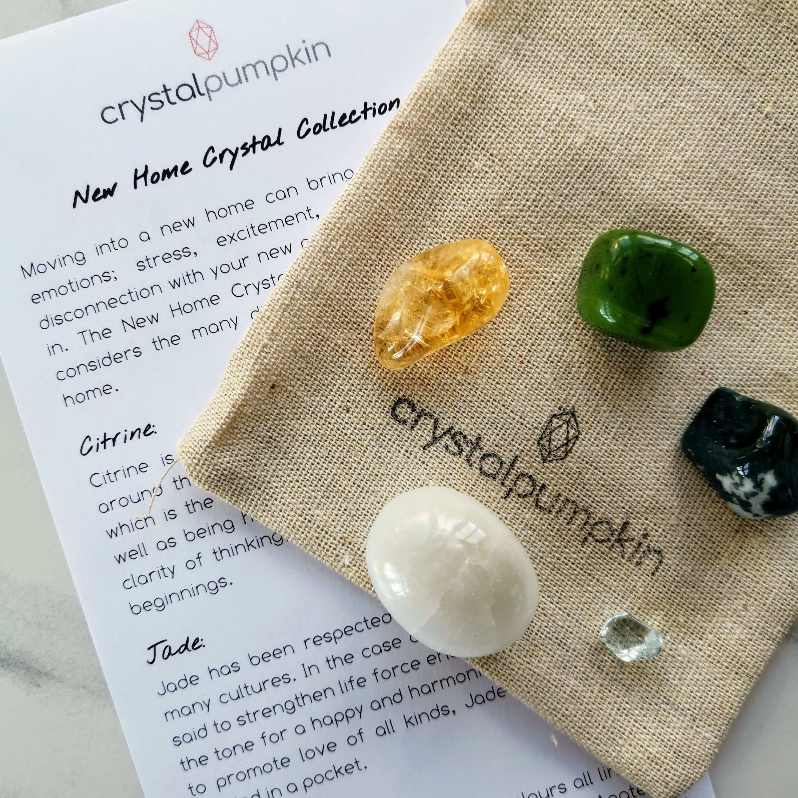 New Home Crystal Set: Housewarming Gemstone Collection - Etsy UK