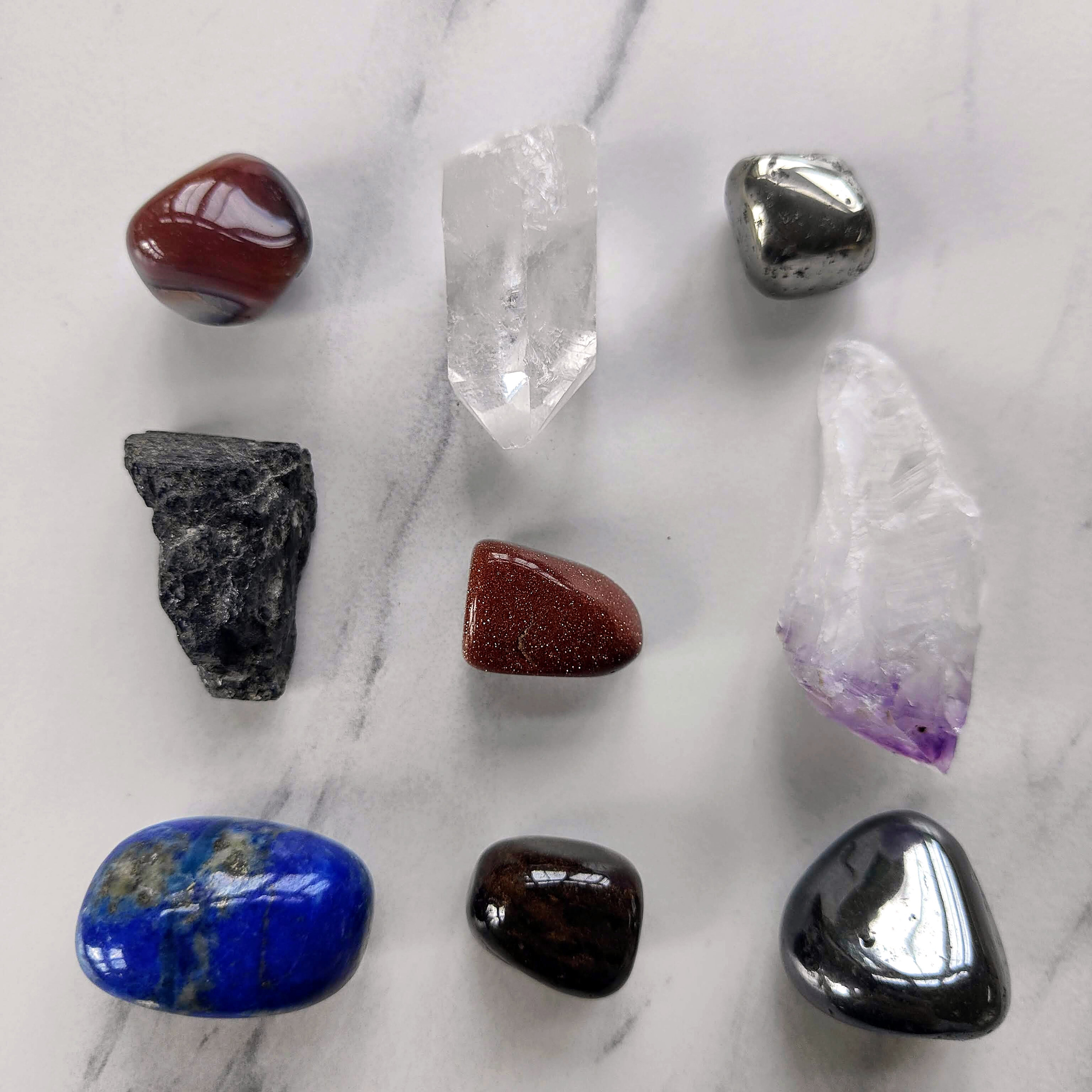 Minecraft Crystal Set - with gift bag and information leaflet Gemstones ...