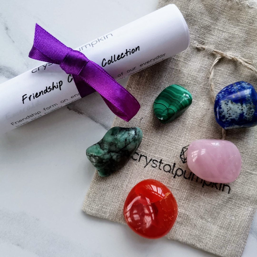 Friendship Crystal Collection, Crystal Set for Friends, Crystals for ...