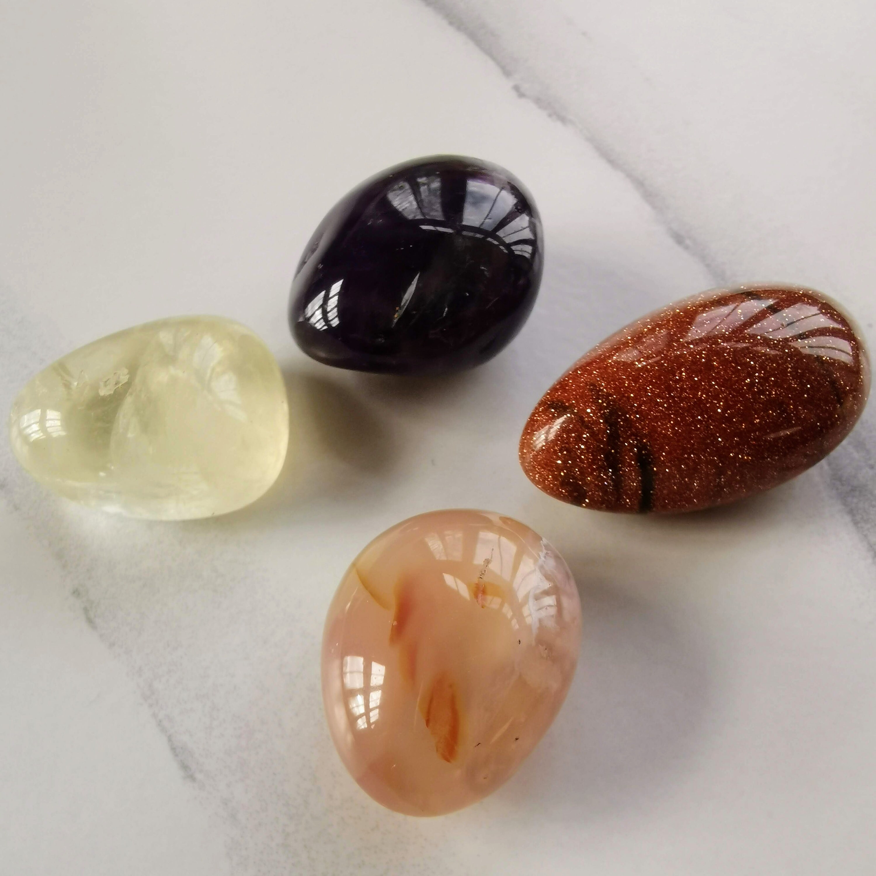 Aries Crystal Set Zodiac Star Sign - Gemstone Set for Arieans - Aries ...