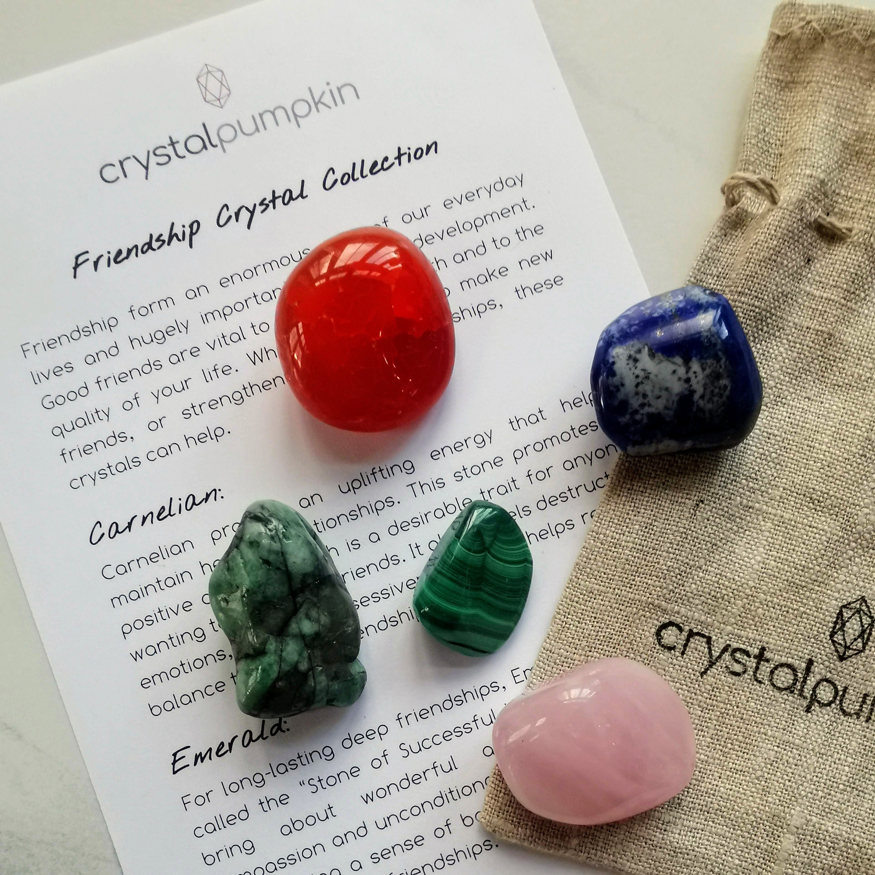 Friendship Crystal Collection, Crystal Set for Friends, Crystals for ...