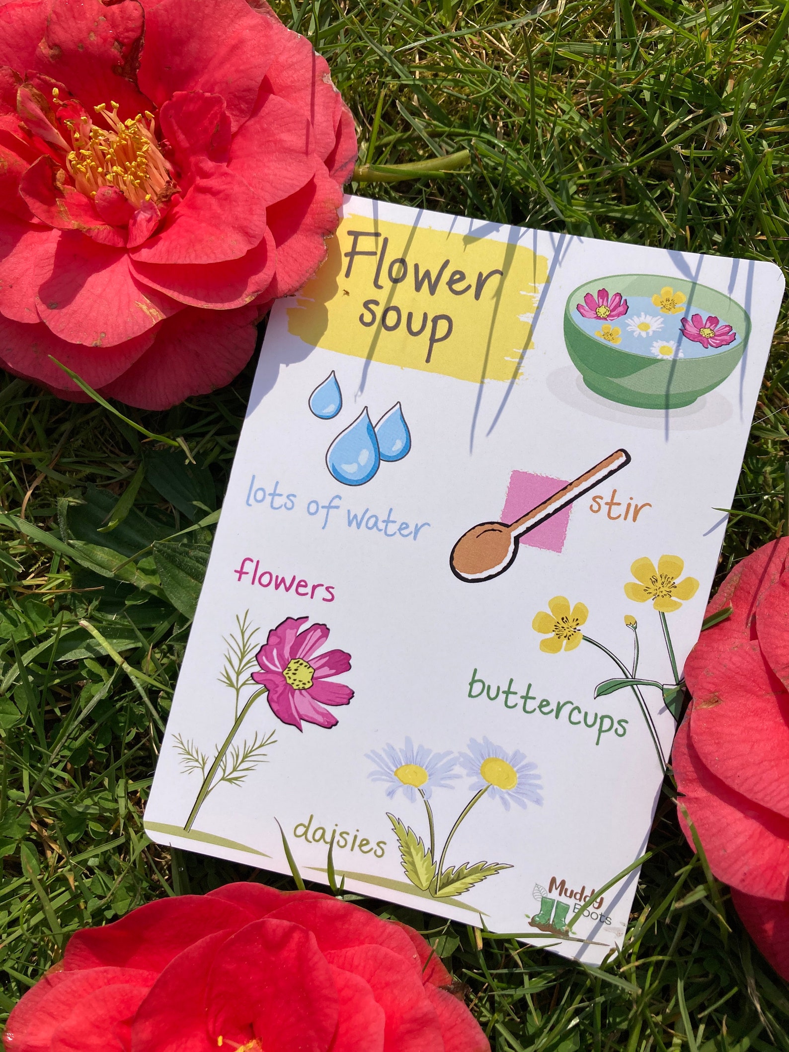 Mud Kitchen Recipe Flashcards - Etsy